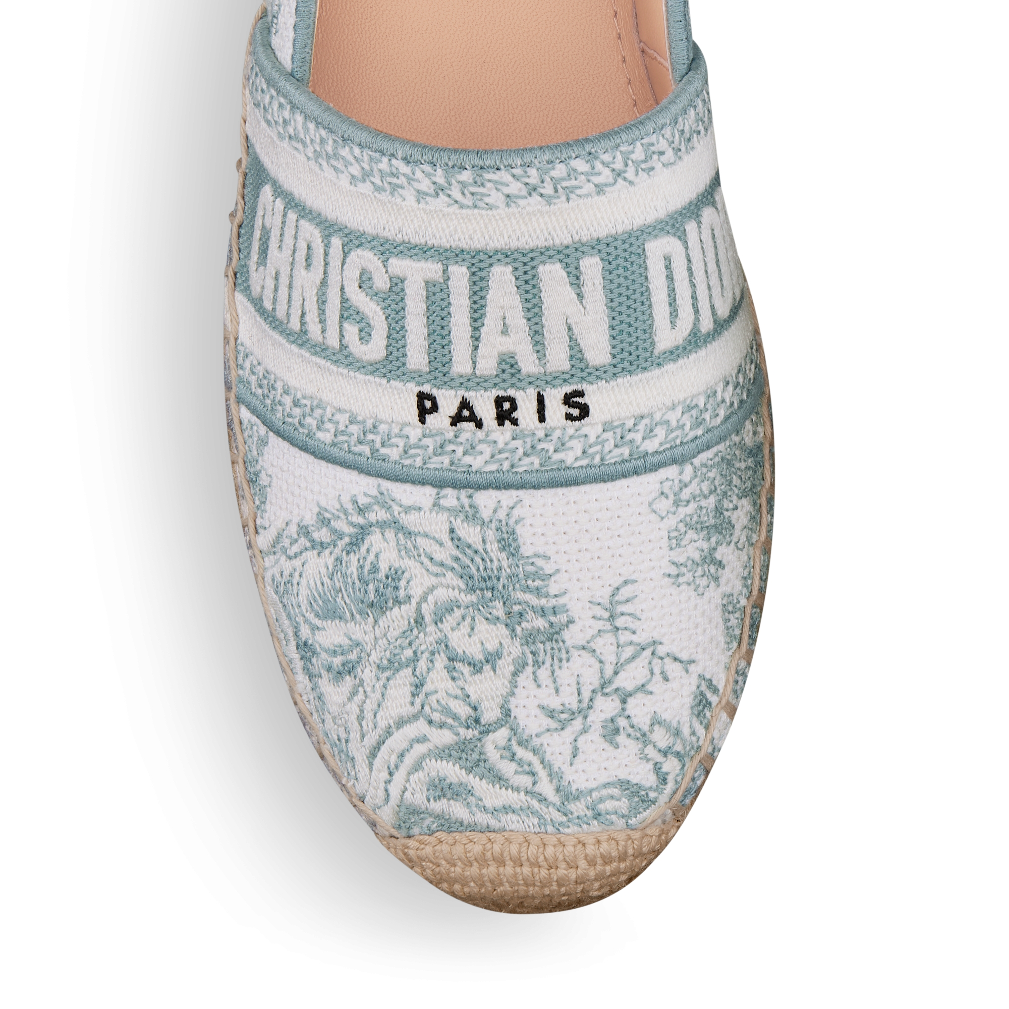 Dioriviera Dior Granville Espadrille Sky Blue Toile de Jouy Sauvage ...