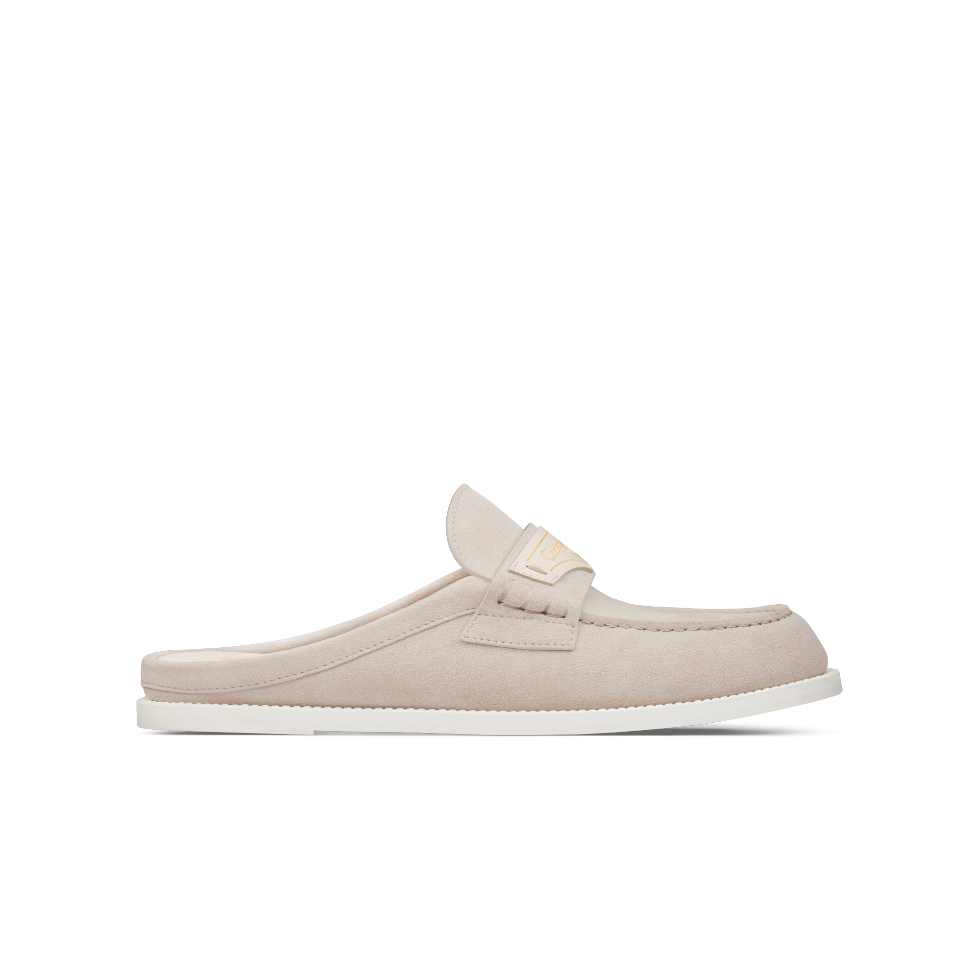 Dior Boy Mule Light Beige Suede Calfskin | DIOR