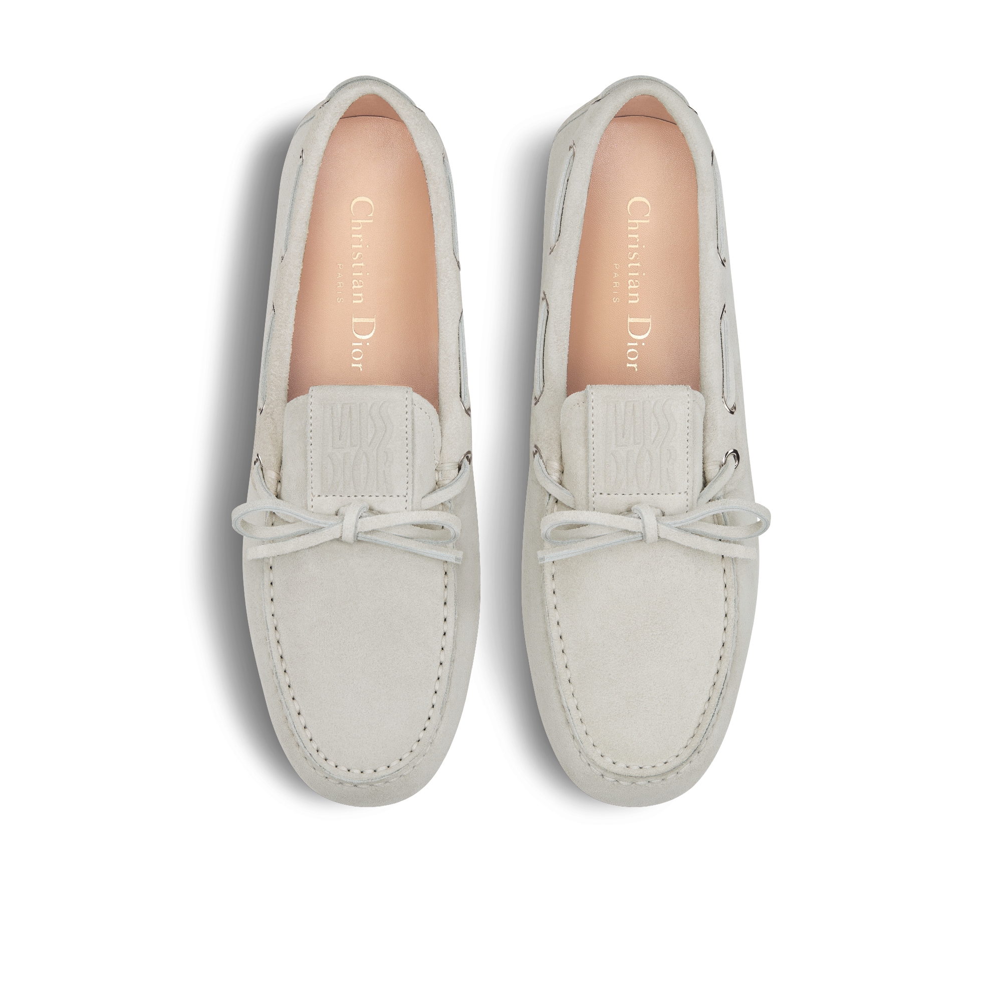 Miss Dior Street Loafer Gray Suede Calfskin | DIOR