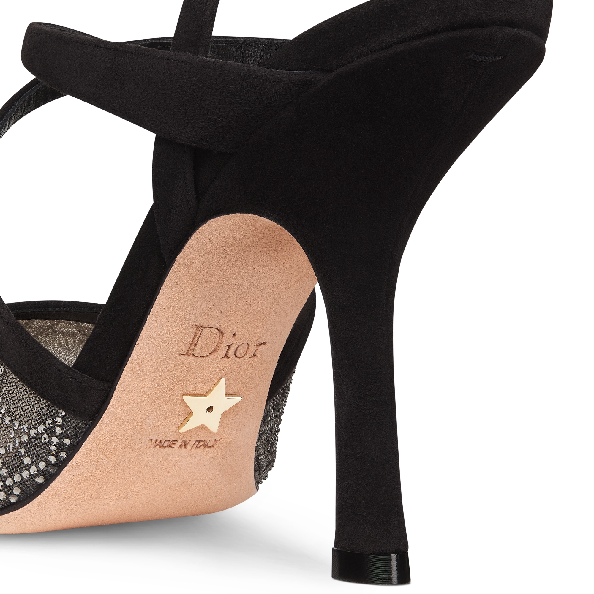 Dior Capture Pump Black Transparent Mesh with Silver-Tone Strass ...