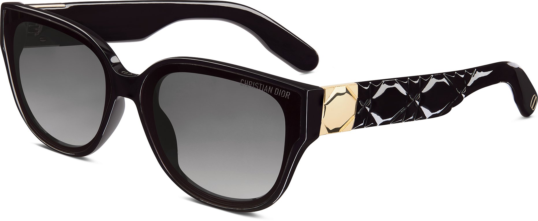 Lady 95.22 R3I Black Rounded Sunglasses | DIOR