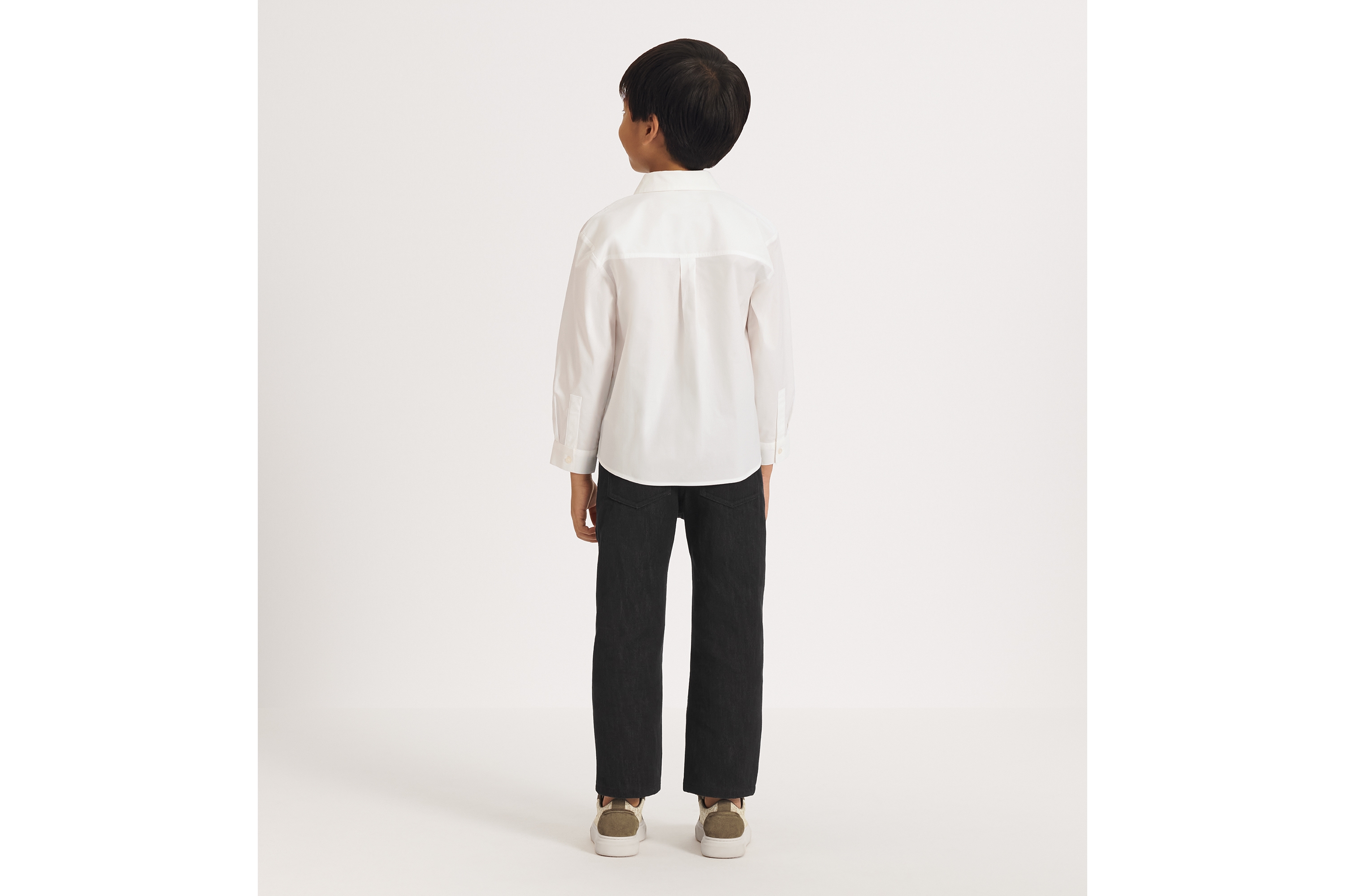 Kids' Shirt Ivory Cotton Poplin | DIOR