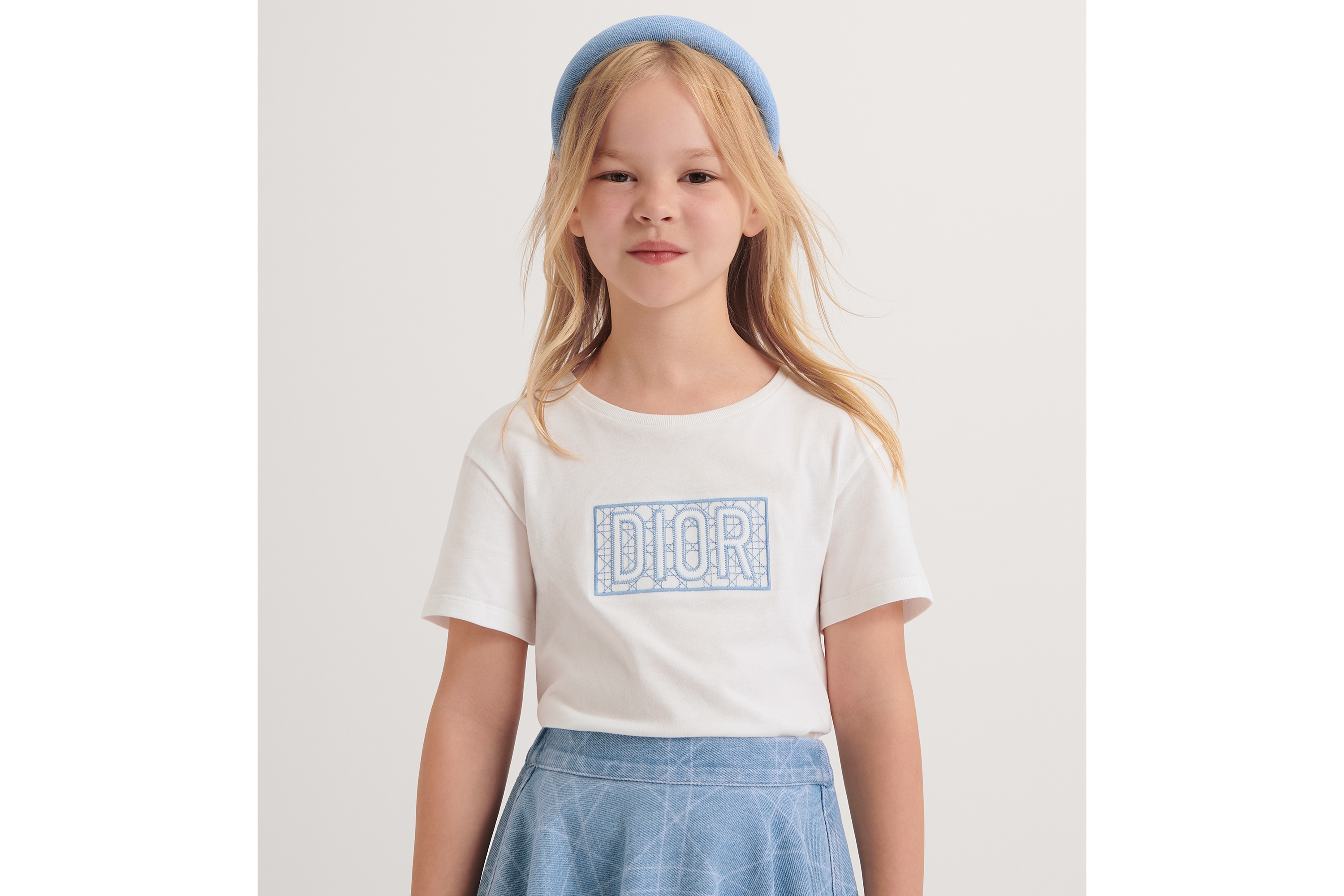 Kids' T-Shirt Ivory Cotton Jersey | DIOR