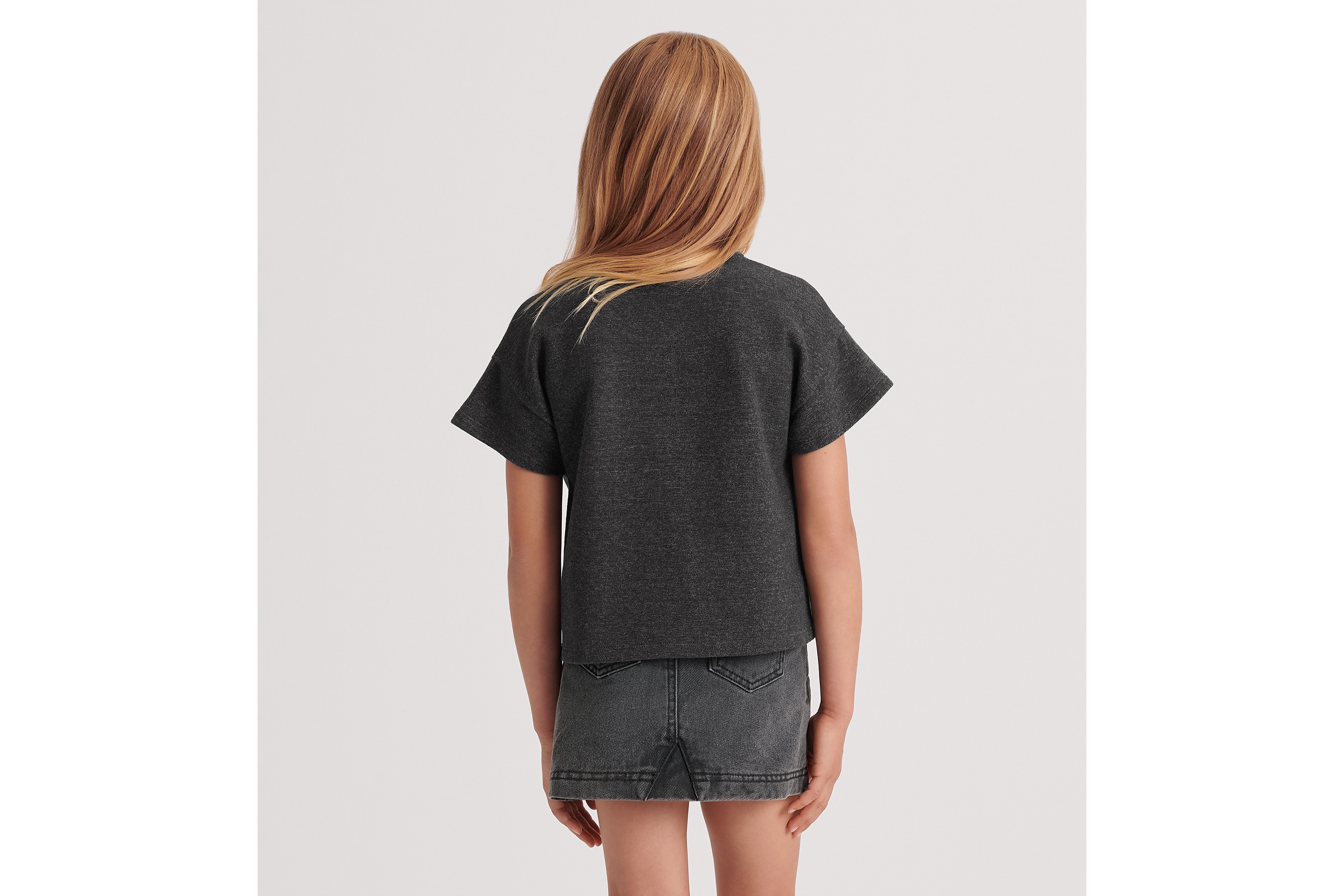Kids' T-Shirt Black Cotton Jersey | DIOR