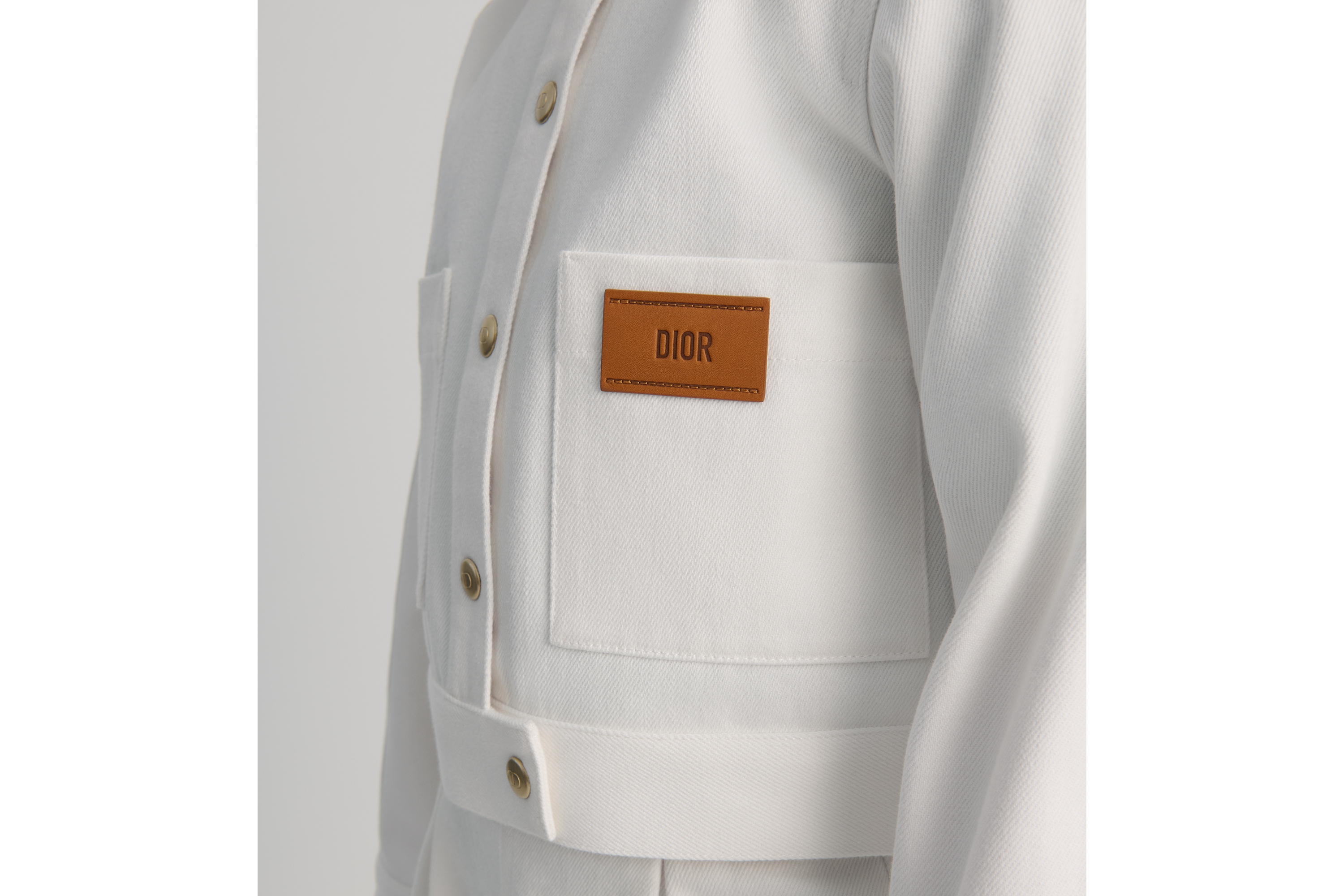 Kids' Jacket Ivory Cotton Denim | DIOR