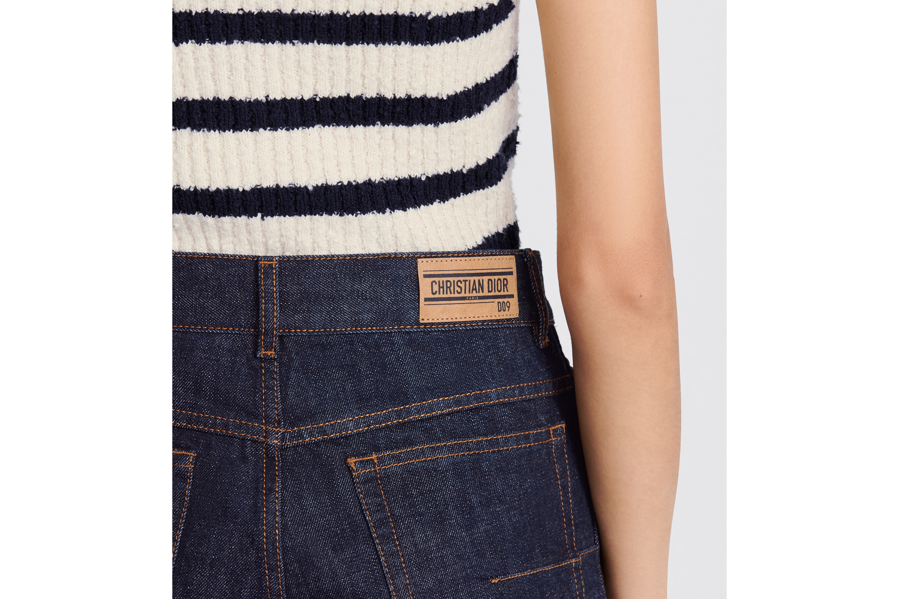 Dior 8 Regular-Fit Jeans, D09 Deep Blue Cotton Denim | DIOR