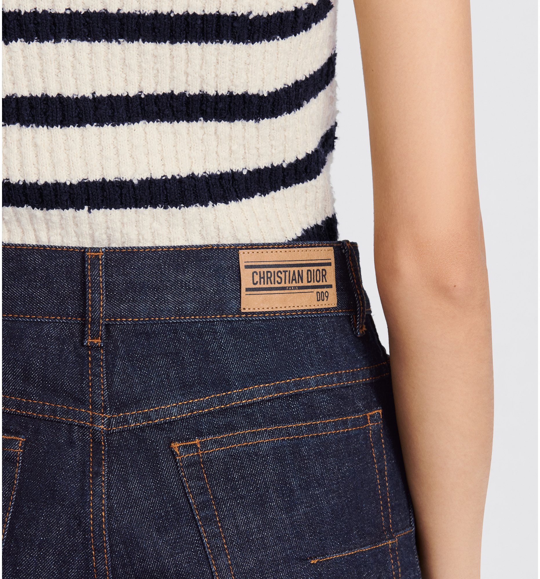 Regular-fit Dior 8-jeans, D09 Diepblauw katoendenim | DIOR