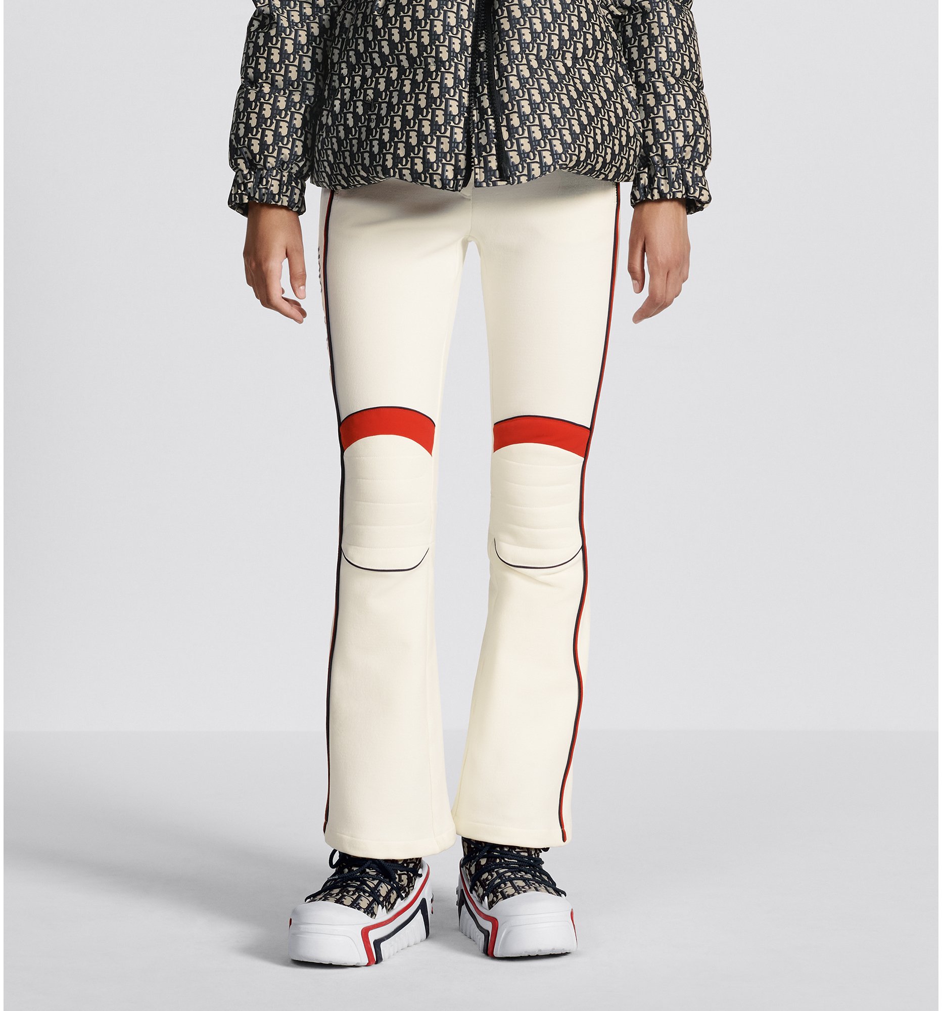 Wijduitlopende skibroek uit de DiorAlps-lijn Witte technische stof | DIOR