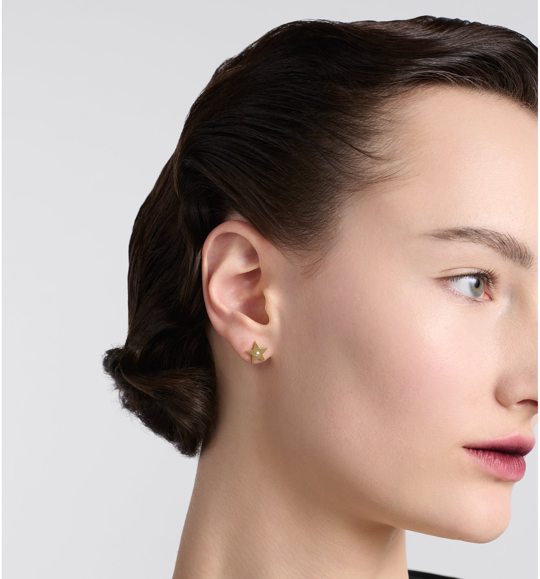 Dio(r)evolution Earrings Gold-Finish Metal and Silver-Tone Crystals | DIOR