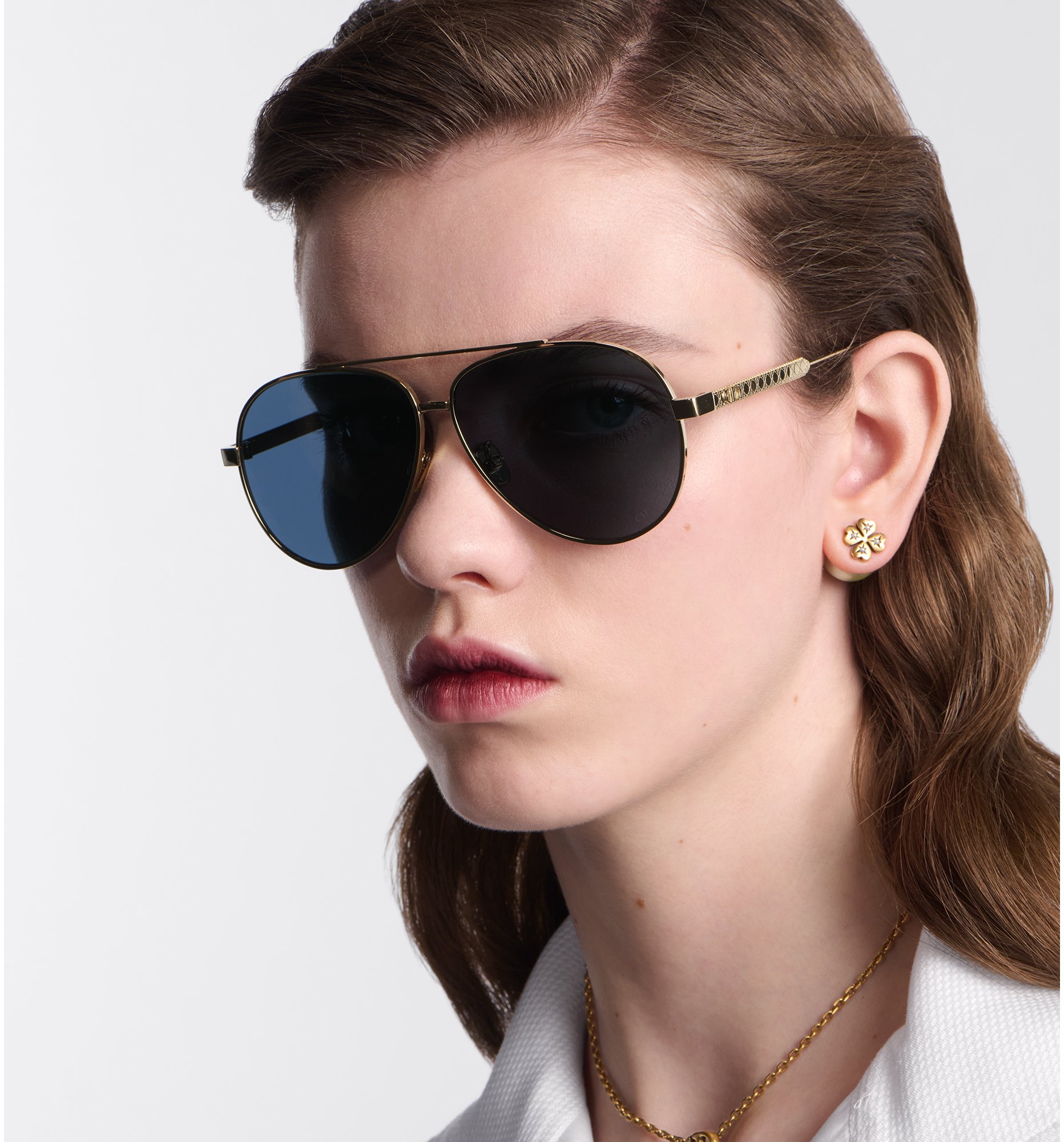 DiorCannage A1U Lunettes de soleil pilote bleues | DIOR