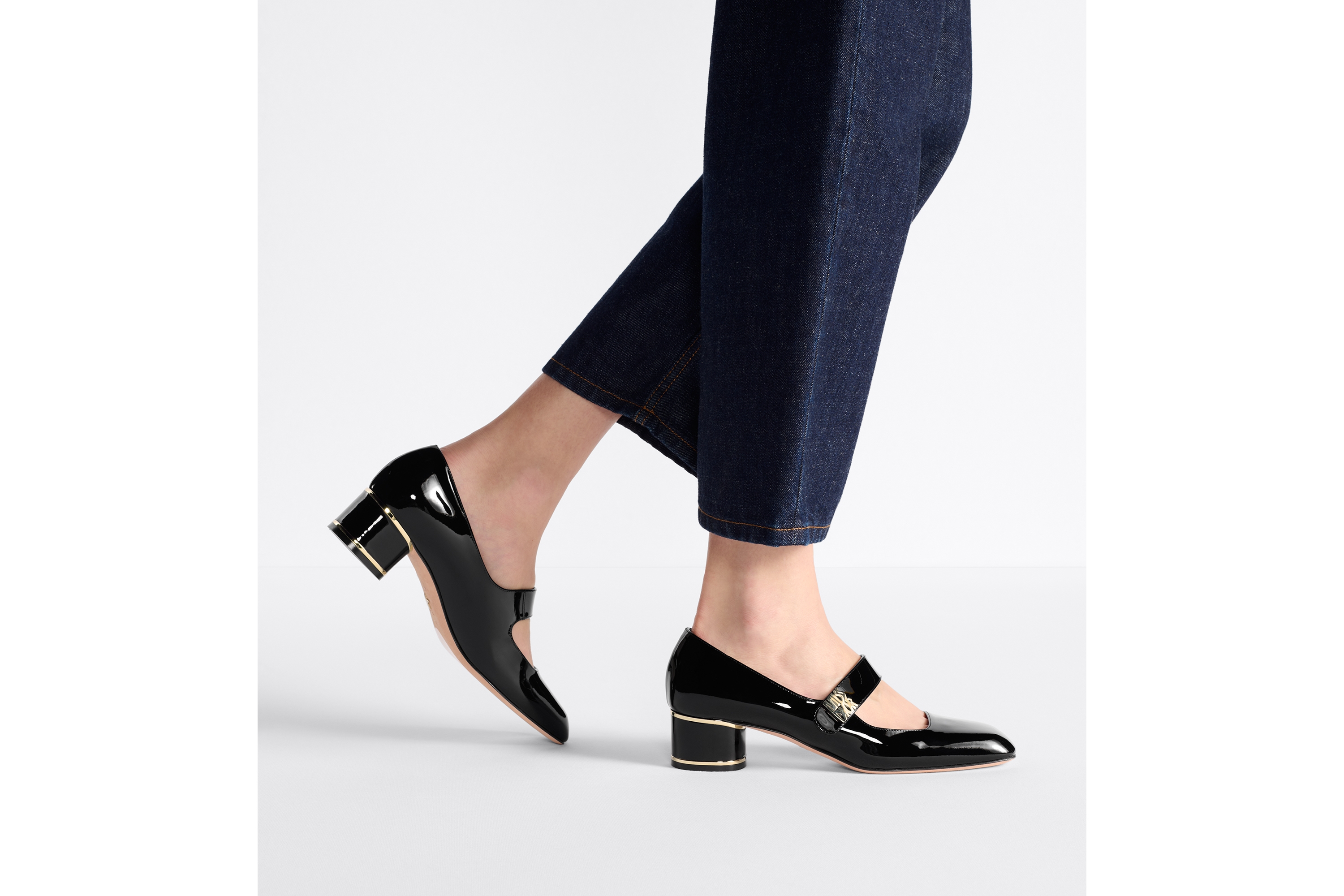 Miss Dior Pump Black Patent Calfskin | DIOR