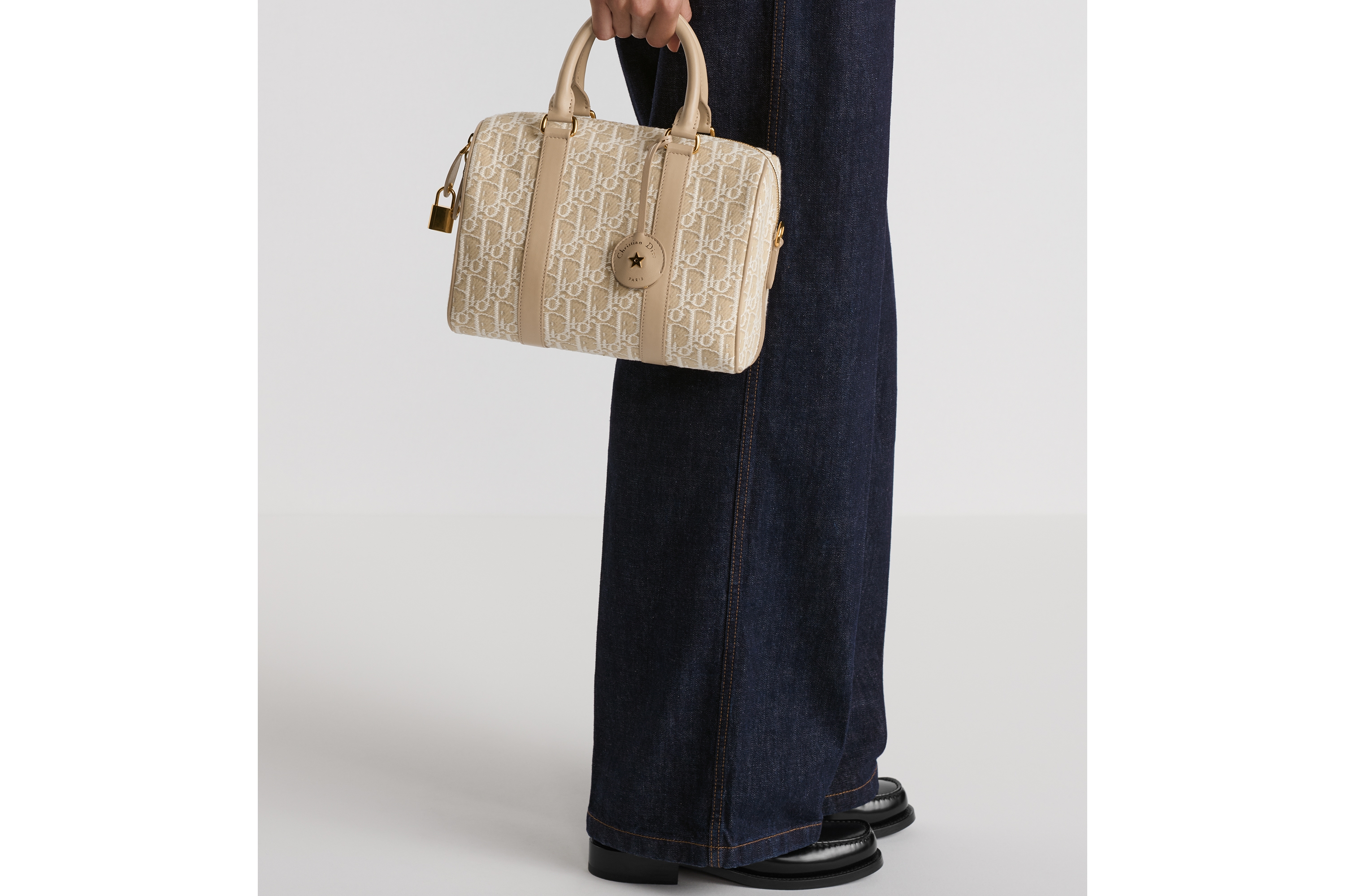 Dior Groove 25 Tasche Dior Oblique Jacquard in Naturfarbe | DIOR