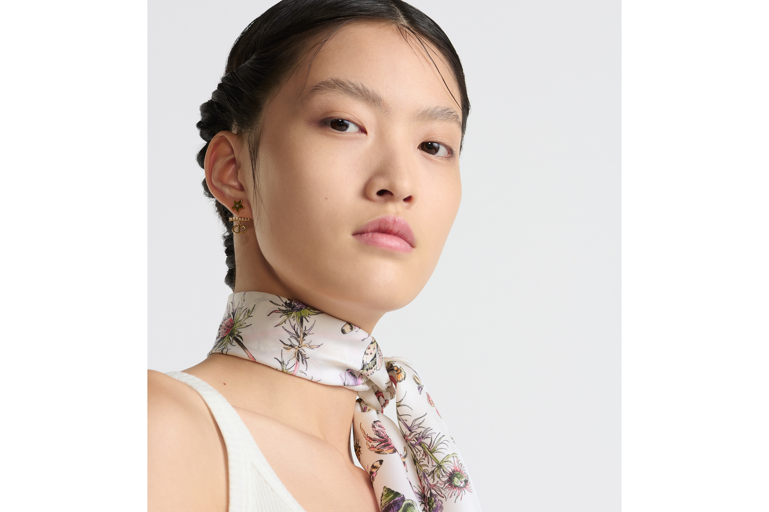 Dior Diamond Dior Cabinet de Curiosités Twill de seda multicolorido em ...