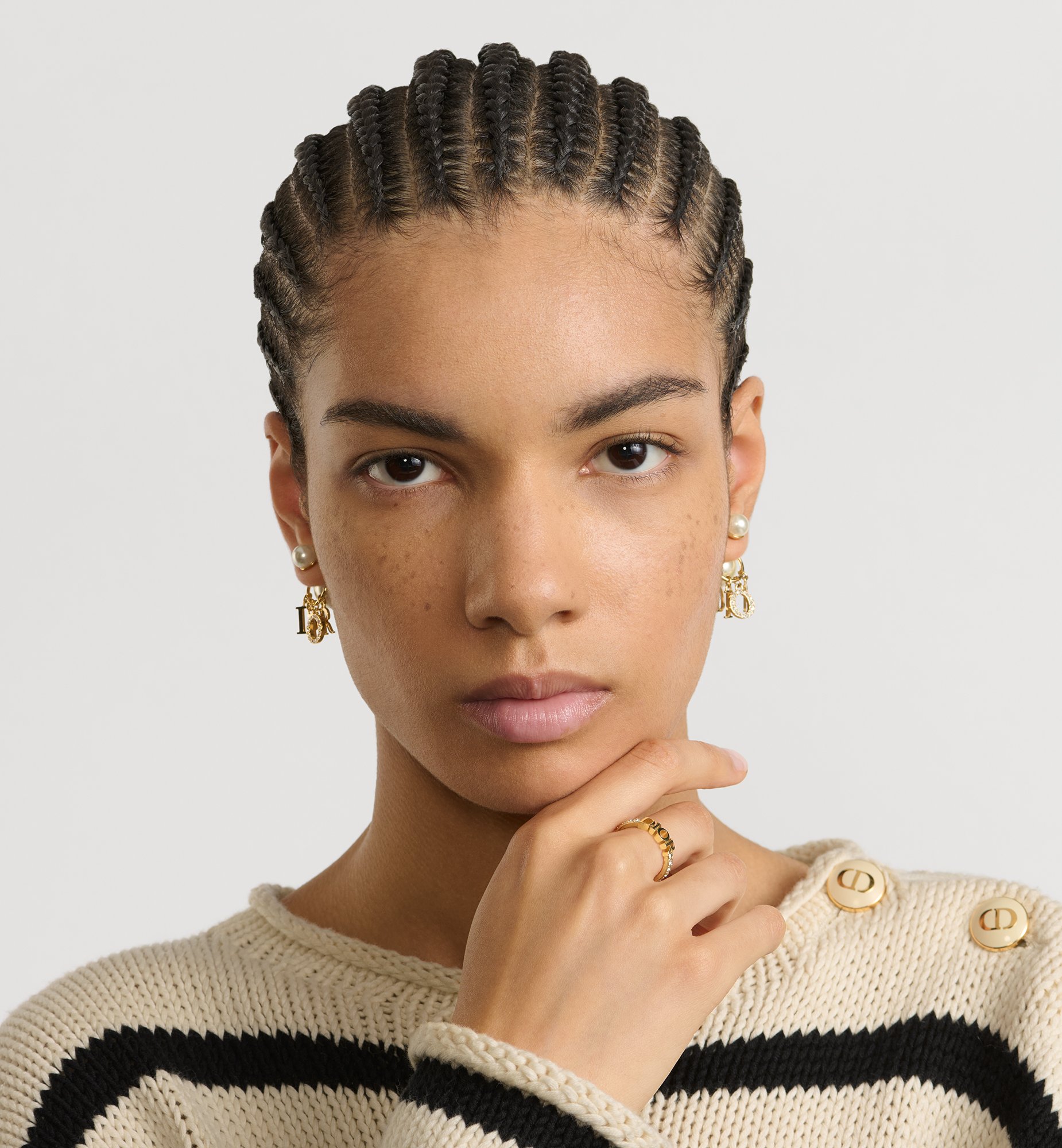 Dio(r)evolution Ring Gold-Finish Metal and White Crystals | DIOR Dio(r)evolution Ring Gold-Finish Metal and White Crystals | DIOR