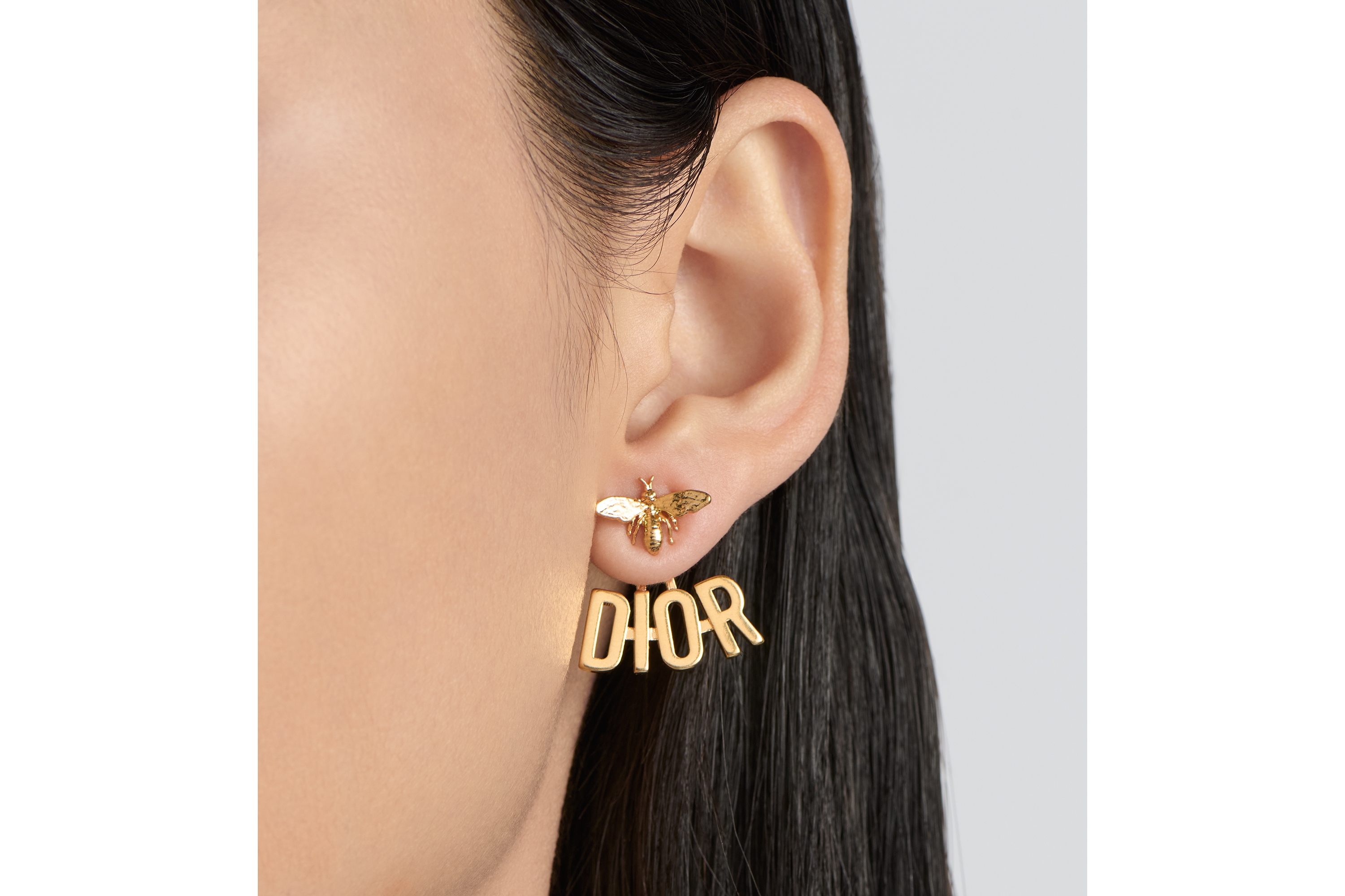 Dio(r)evolution Earrings Gold-Finish Metal | DIOR