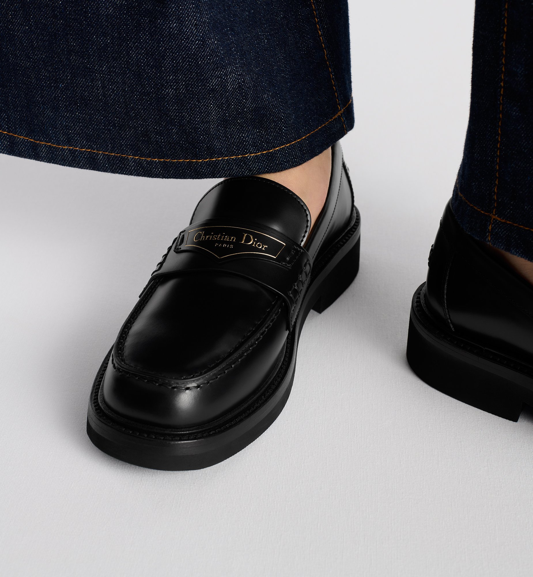 Dior Boy Loafer Black Brushed Calfskin | DIOR Dior Boy Loafer Black Brushed Calfskin | DIOR