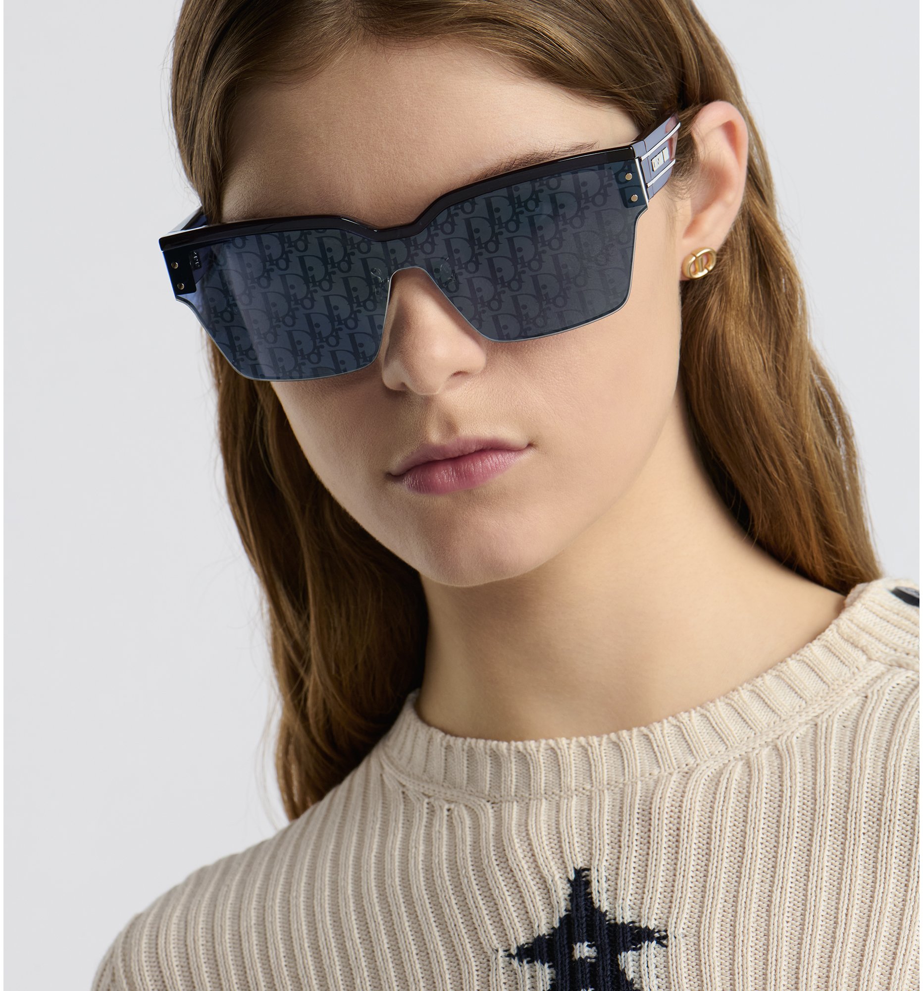 DiorClub M4U Blue Dior Oblique Mask Sunglasses | DIOR