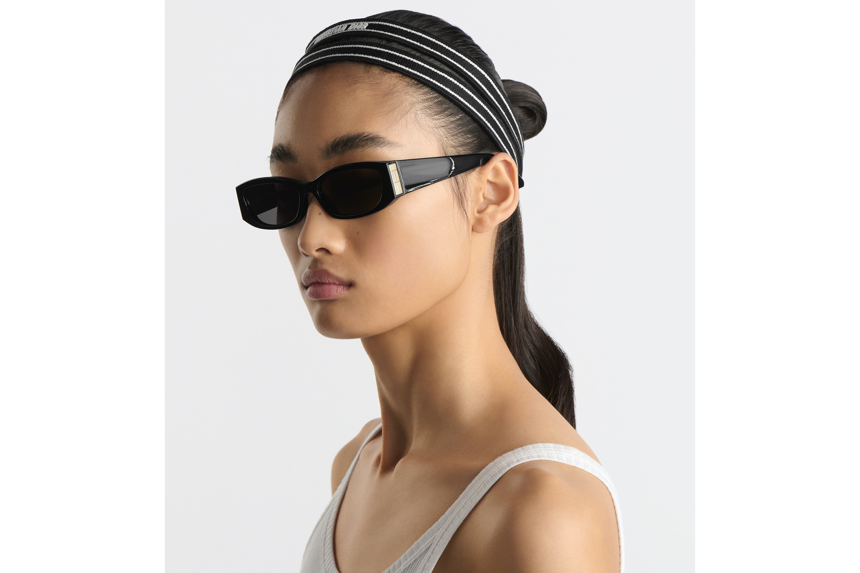 DiorGraphique S1F 선글라스 블랙 직사각형 | DIOR