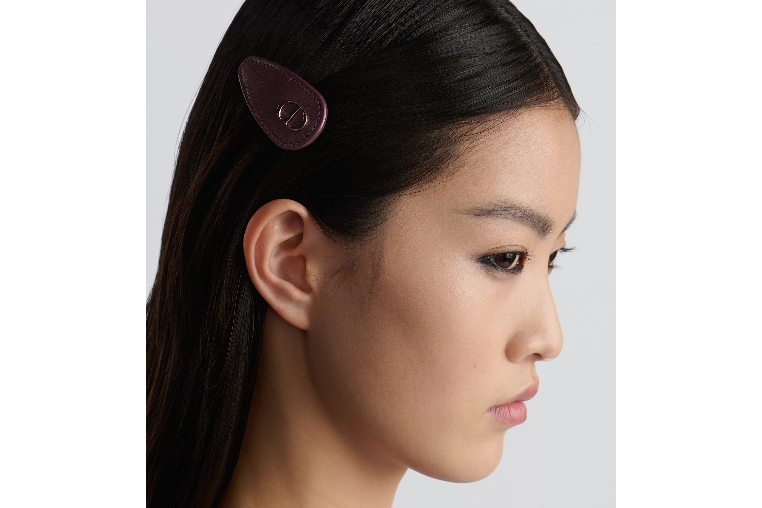 Dior Idol Barrette Plum Calfskin | DIOR