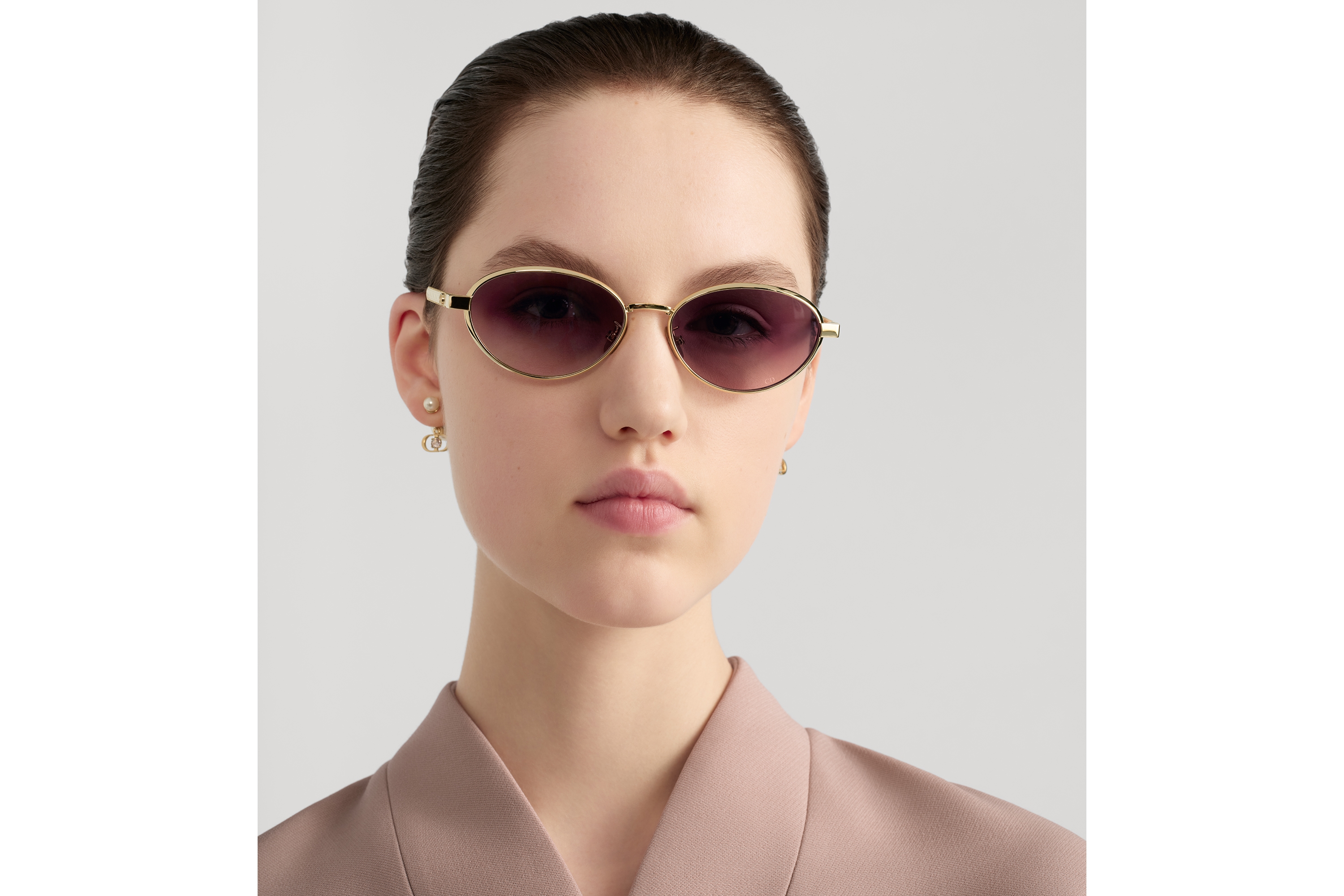 DiorCannage R1U Gradient Pink Oval Sunglasses | DIOR