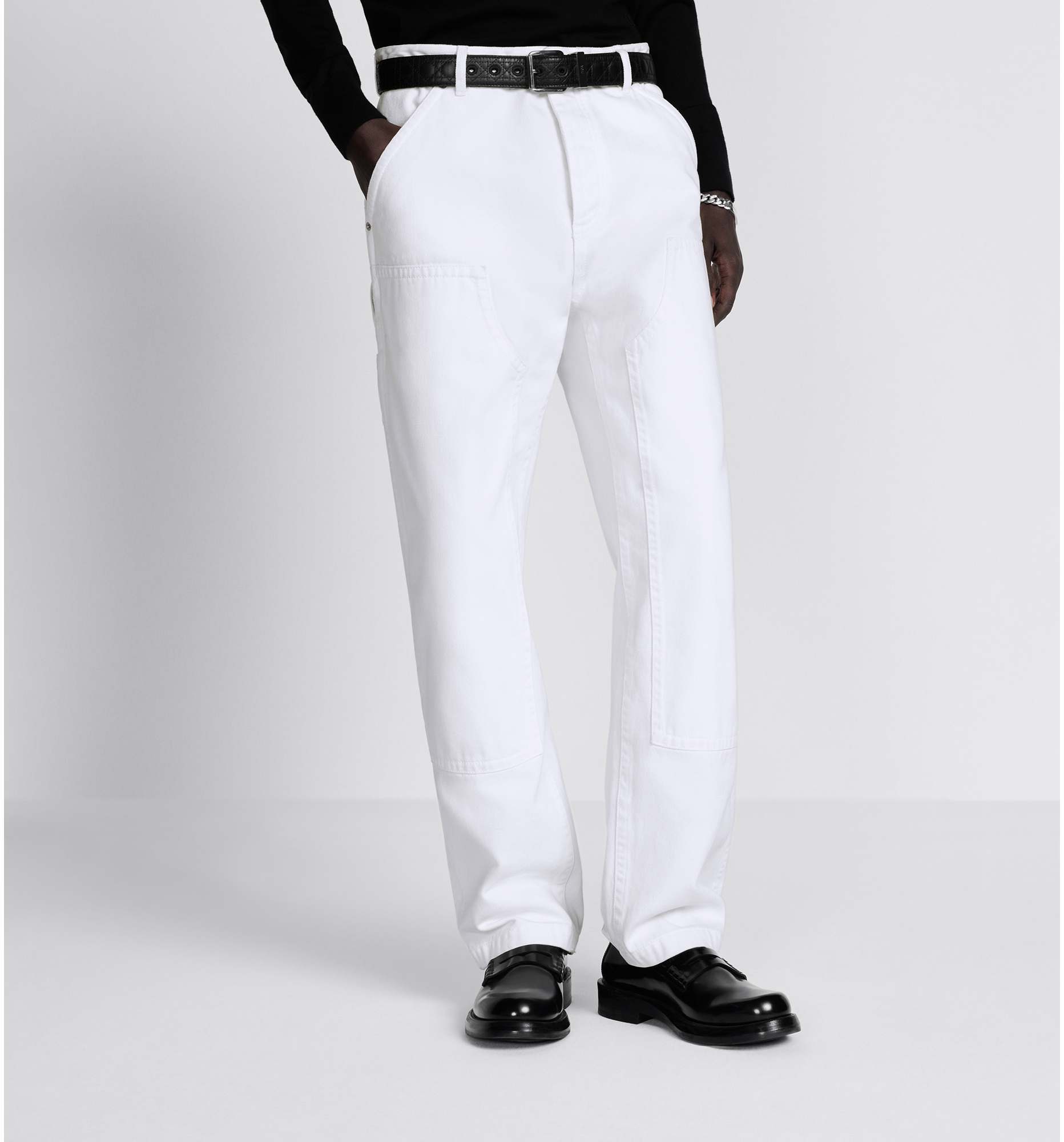 Carpenter Jeans White Cotton Twill | DIOR