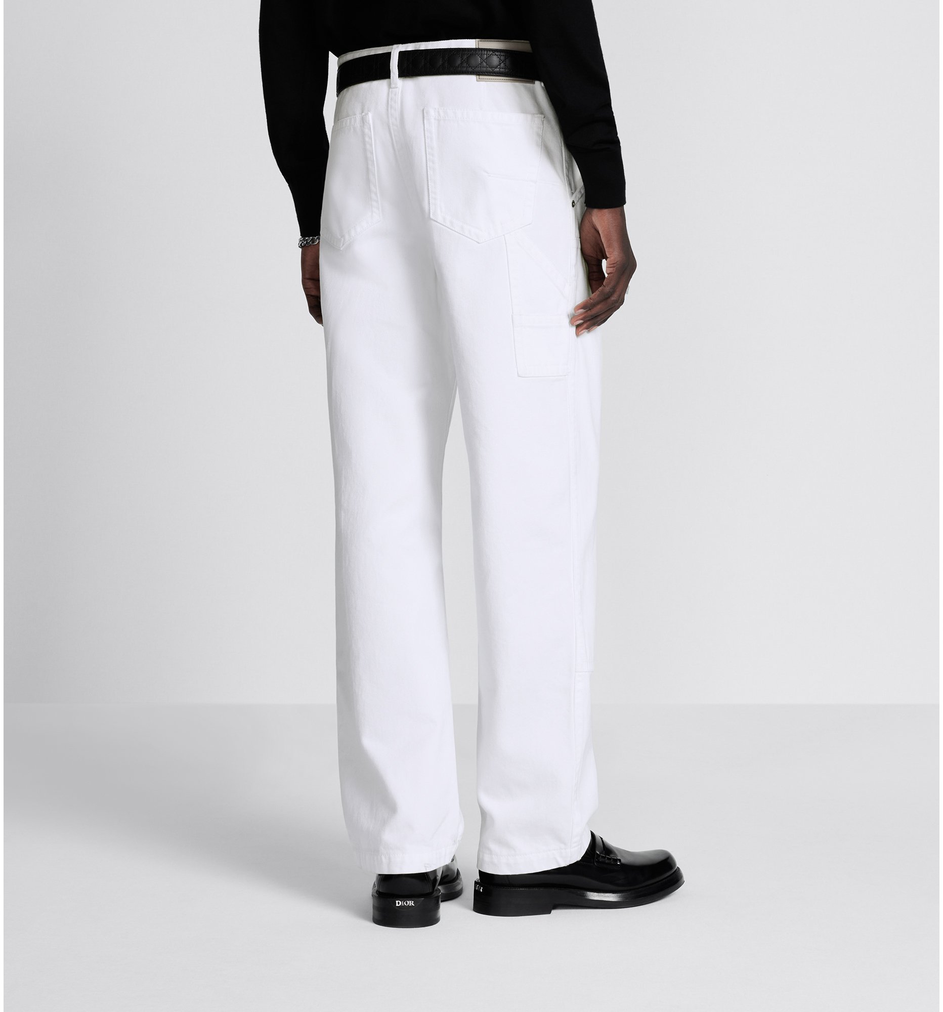 Carpenter Jeans White Cotton Twill | DIOR