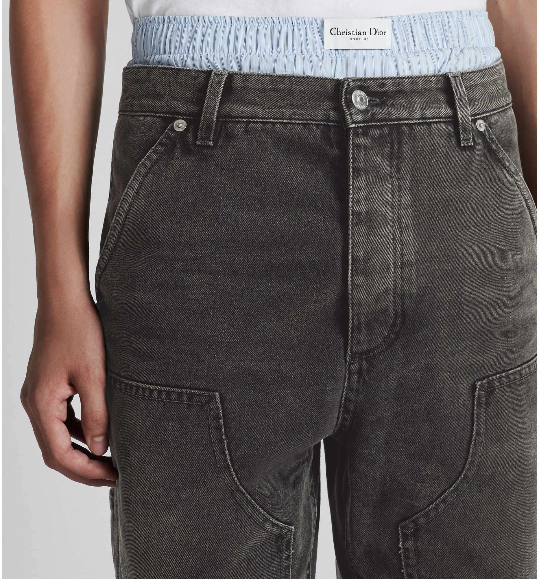 Carpenter Jeans Black Cotton Twill | DIOR