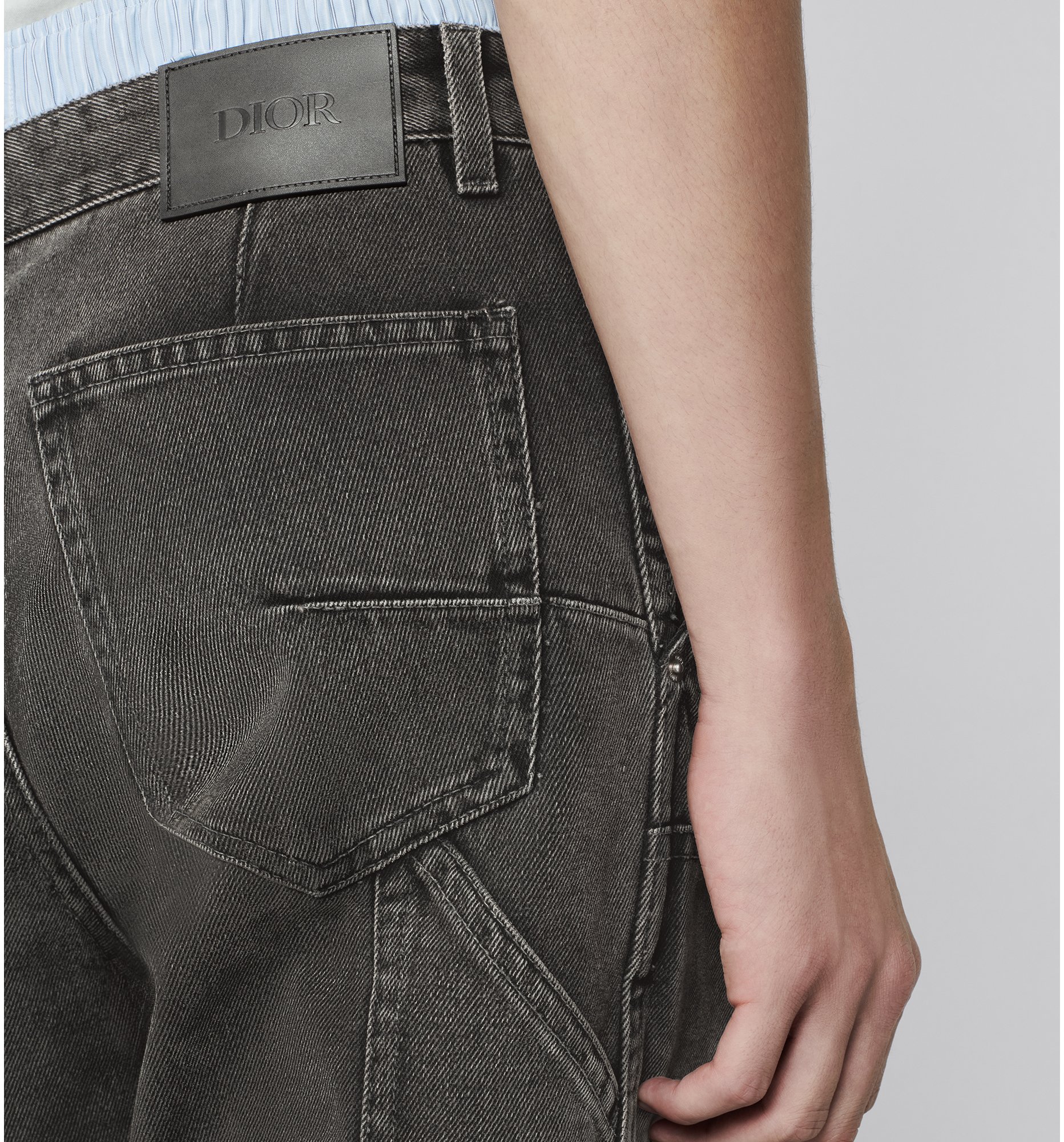 Carpenter Jeans Black Cotton Twill | DIOR