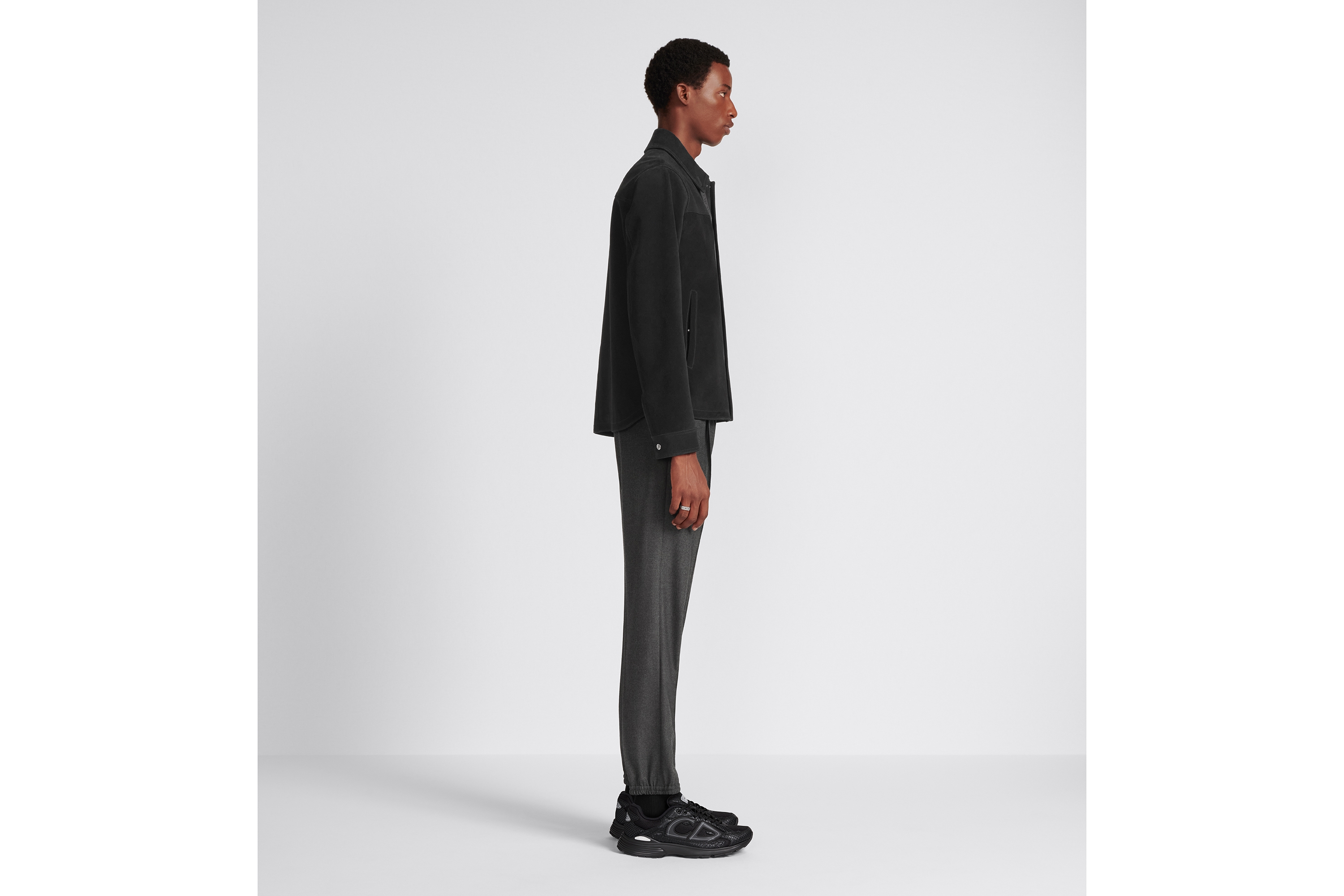 Dior Icons Track Pants Gray Cashmere Blend | DIOR