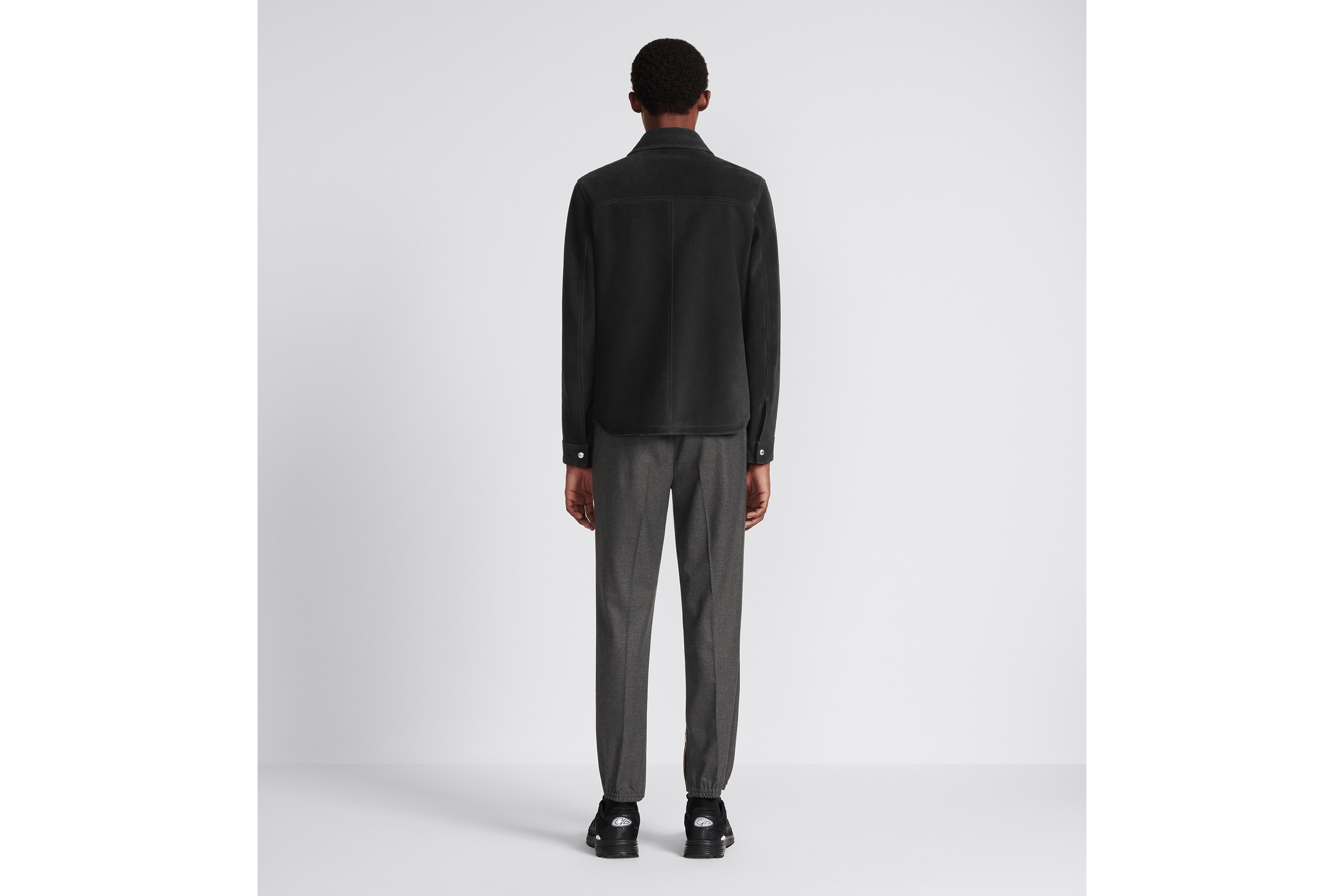 Dior Icons Track Pants Gray Cashmere Blend | DIOR