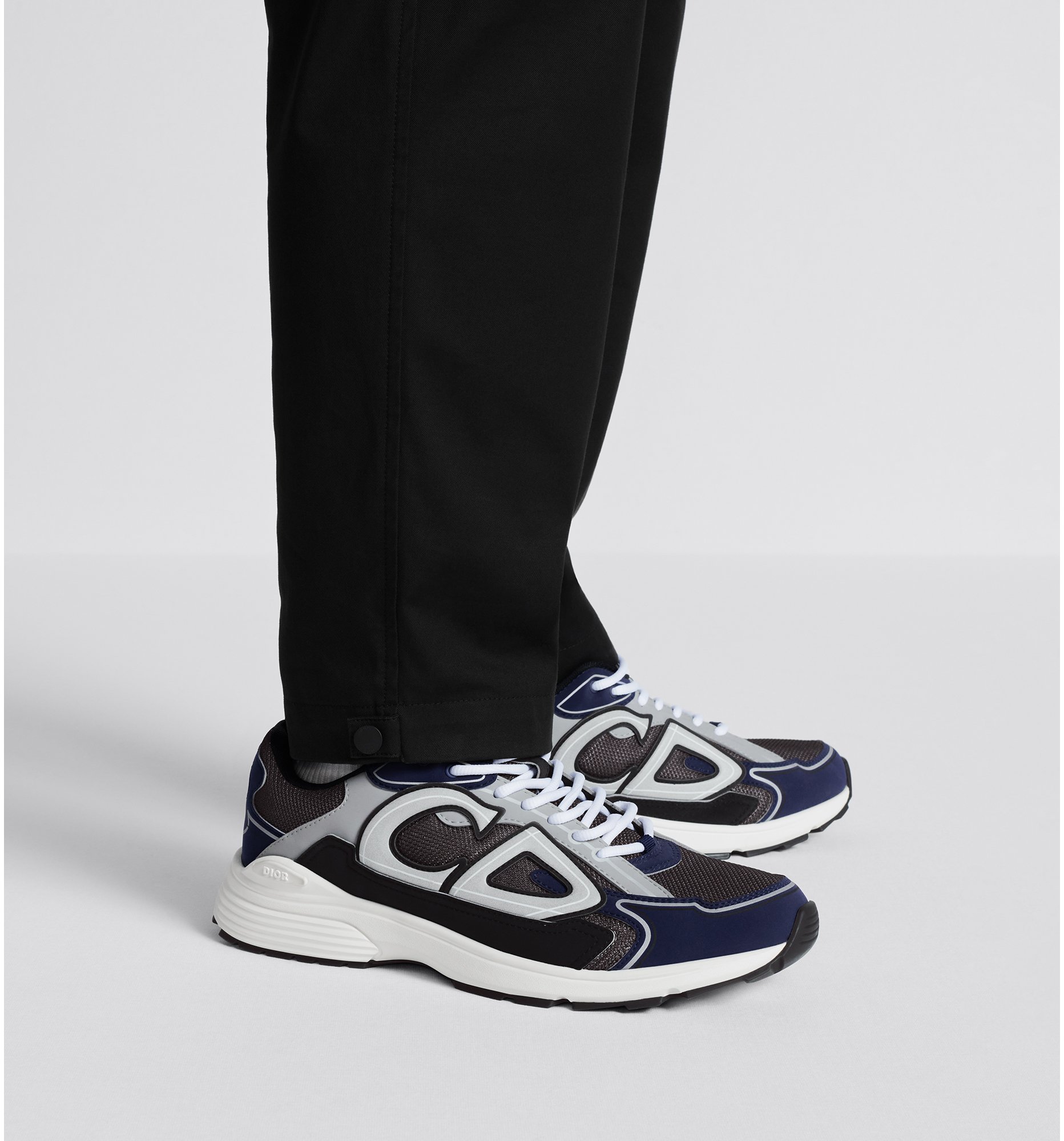 B30 Countdown Sneaker Mesh in Anthrazitgrau und Funktionsstoff in ...