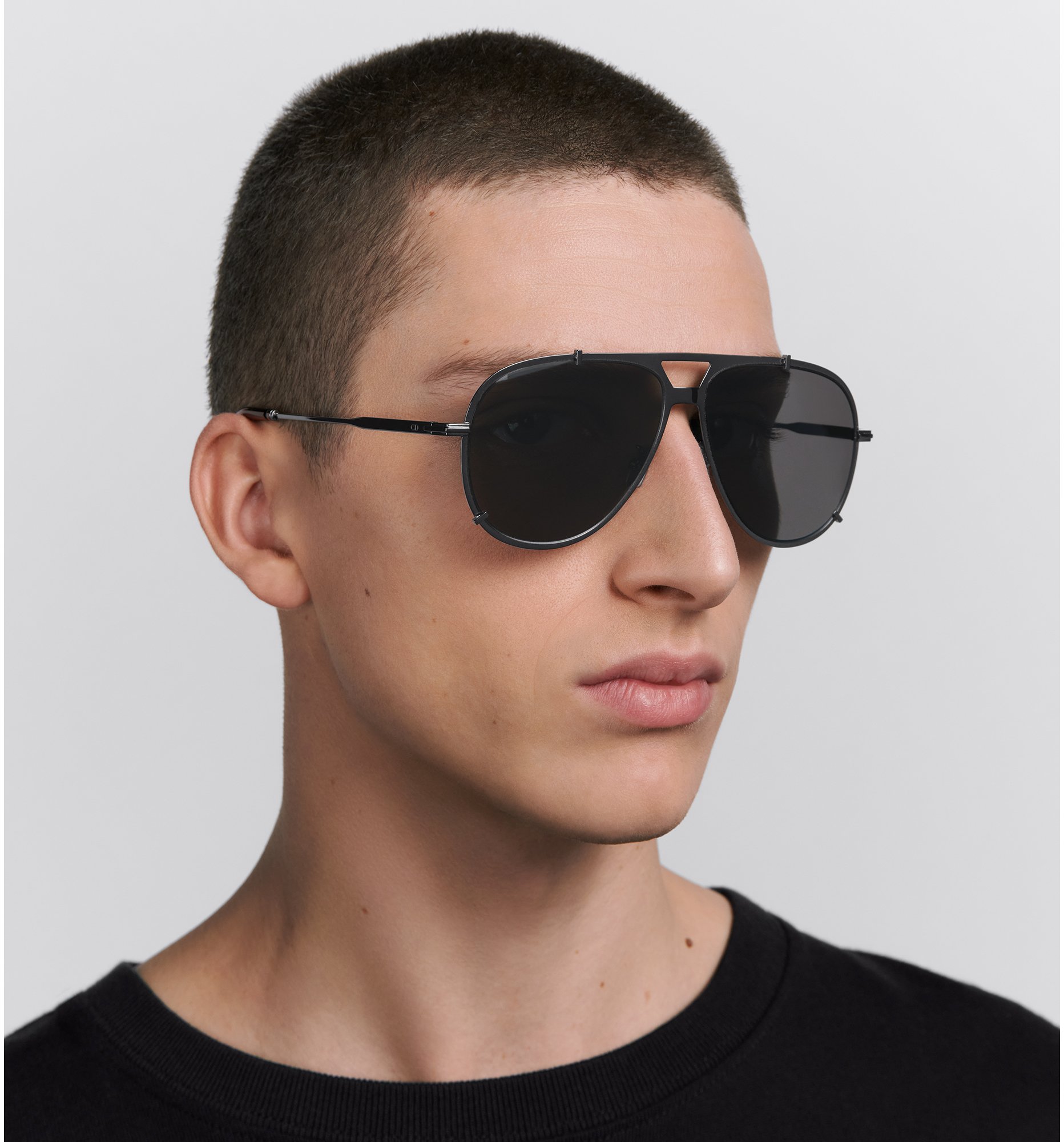 DiorBlackSuit A3U Gray Pilot Sunglasses | DIOR