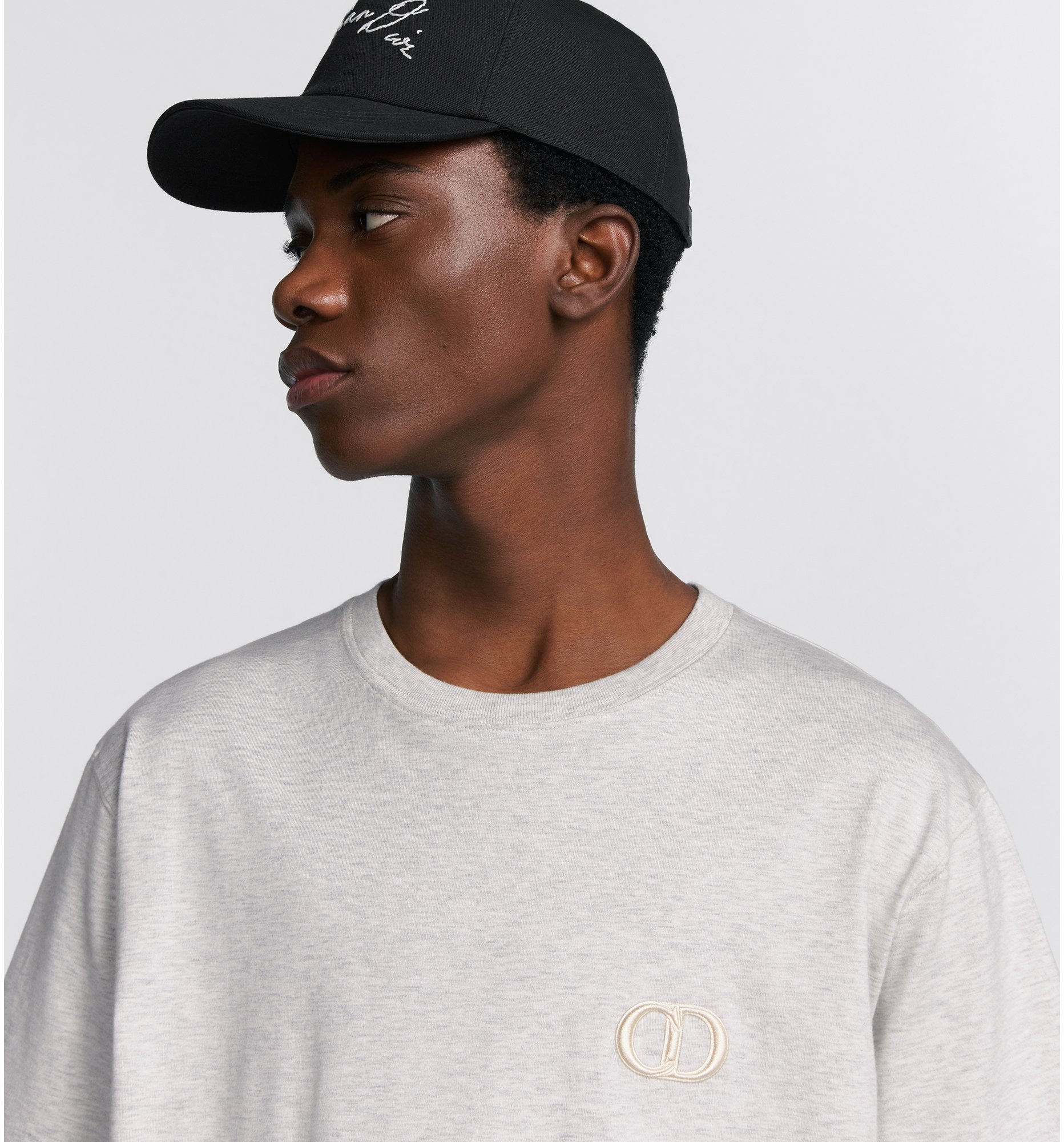 Baseball Cap with Handwritten Christian Dior Signature Black Cotton ...