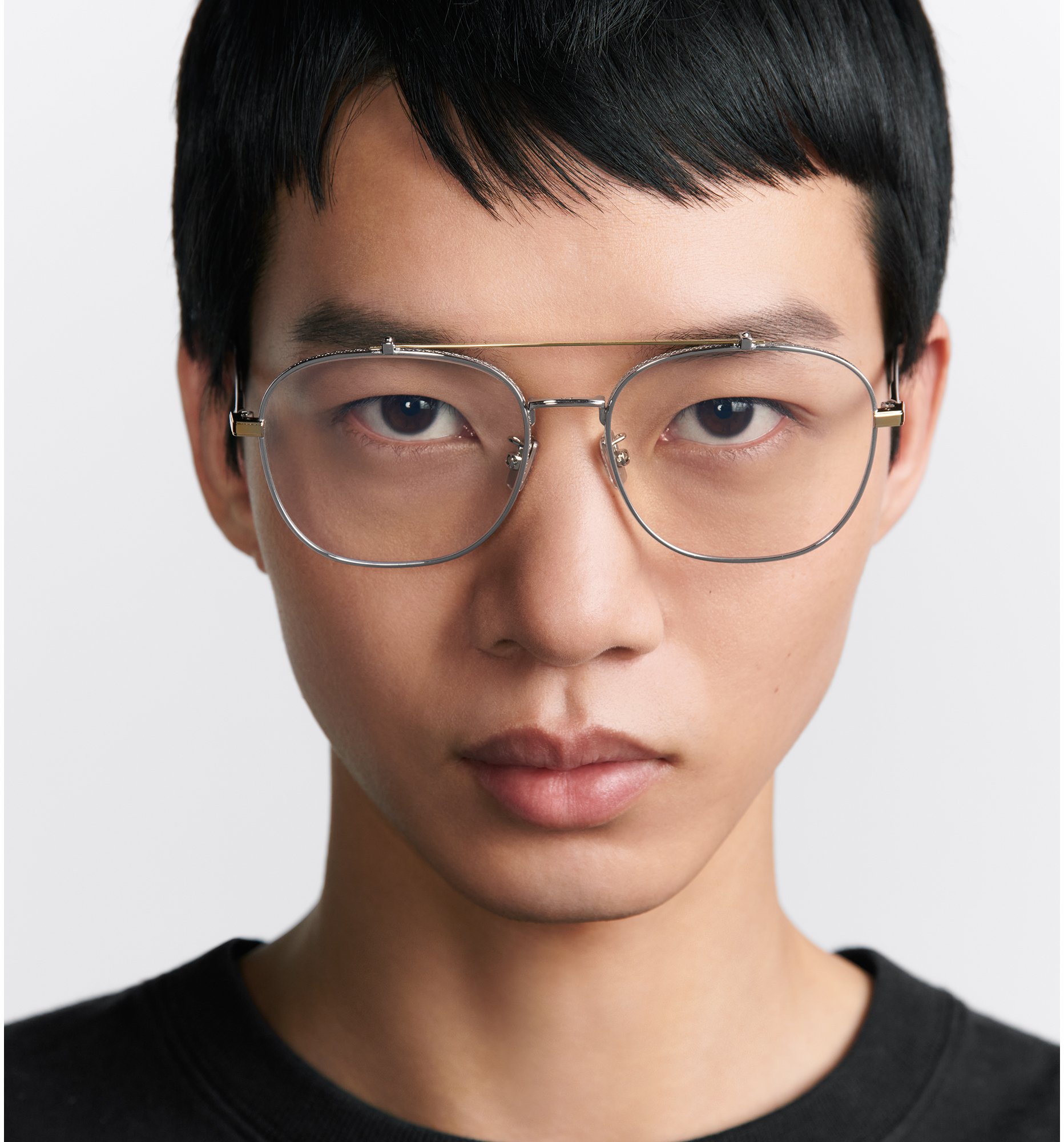 CD Diamond R4F แว่นทรงเหลี่ยมจัตุรัสเฟรมโลหะเคลือบทองและเงินพร้อมตัว ...