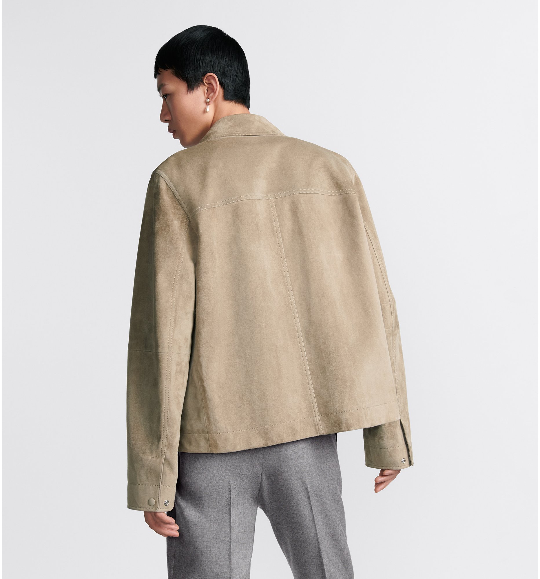 Jacket Beige Suede Lambskin | DIOR