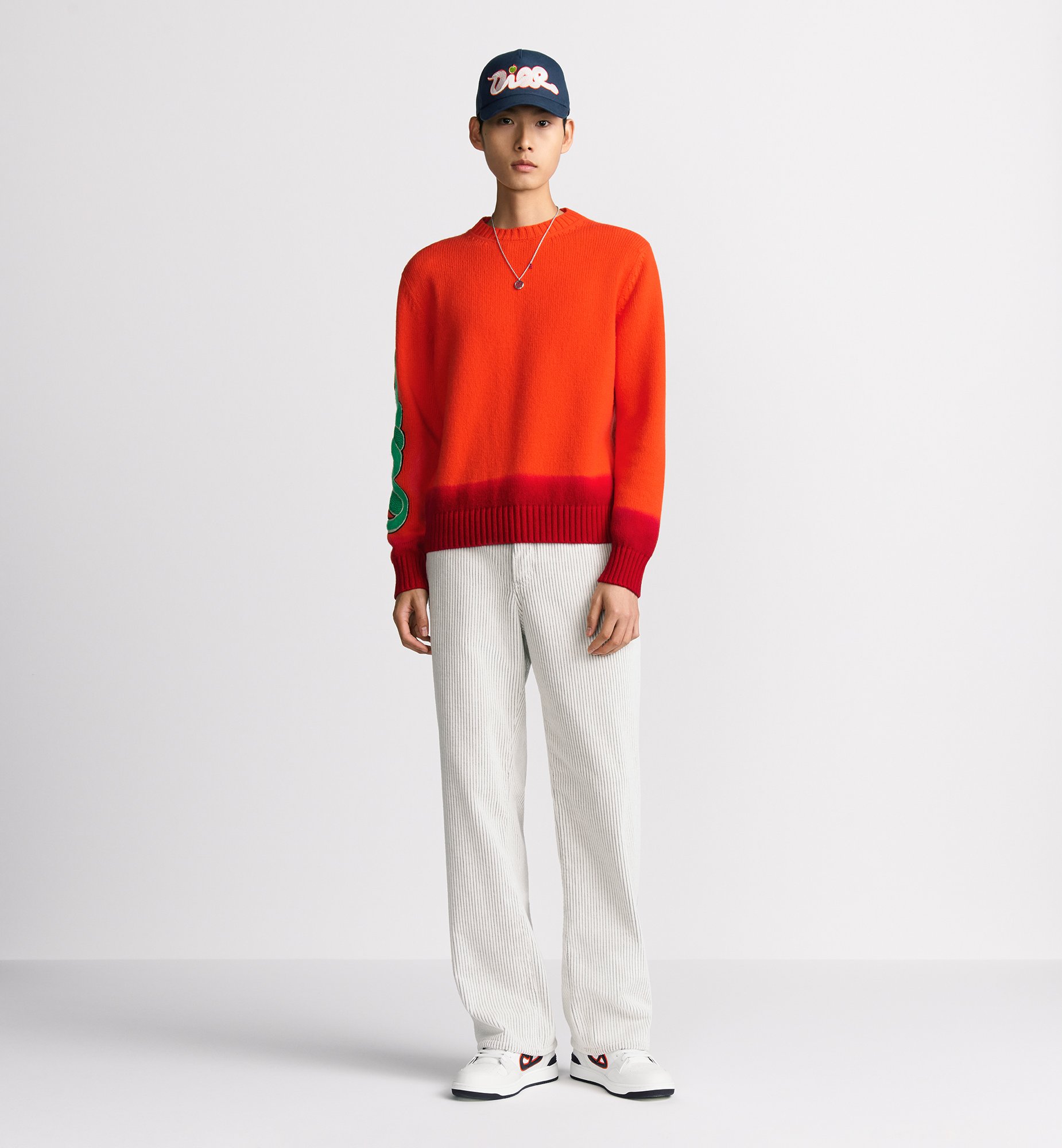 DIOR AND KAWS Heritage Jeans White Cotton-Blend Corduroy | DIOR DIOR AND KAWS Heritage Jeans White Cotton-Blend Corduroy | DIOR