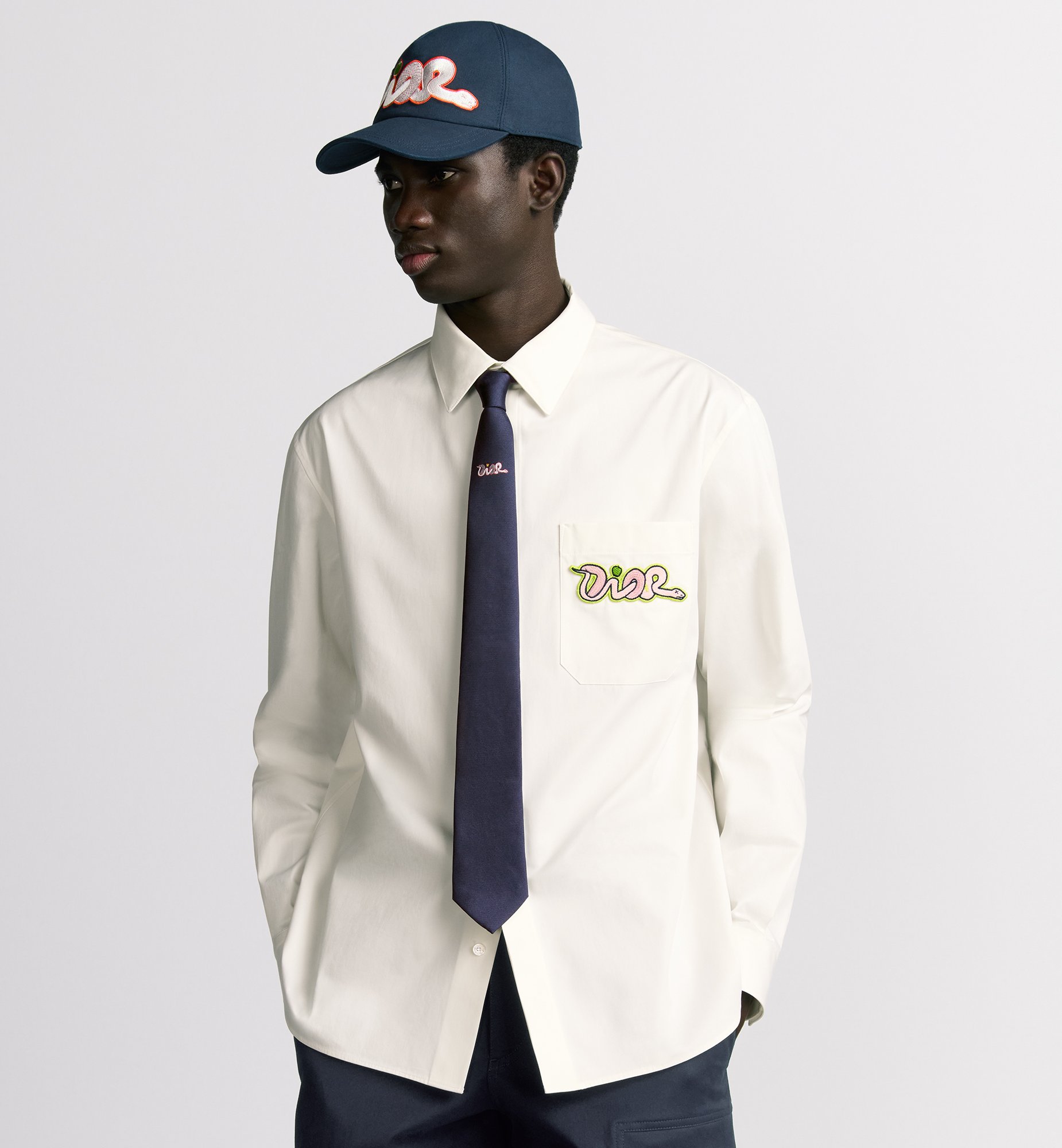 DIOR AND KAWS Shirt Off-White Cotton Twill | DIOR DIOR AND KAWS Shirt Off-White Cotton Twill | DIOR