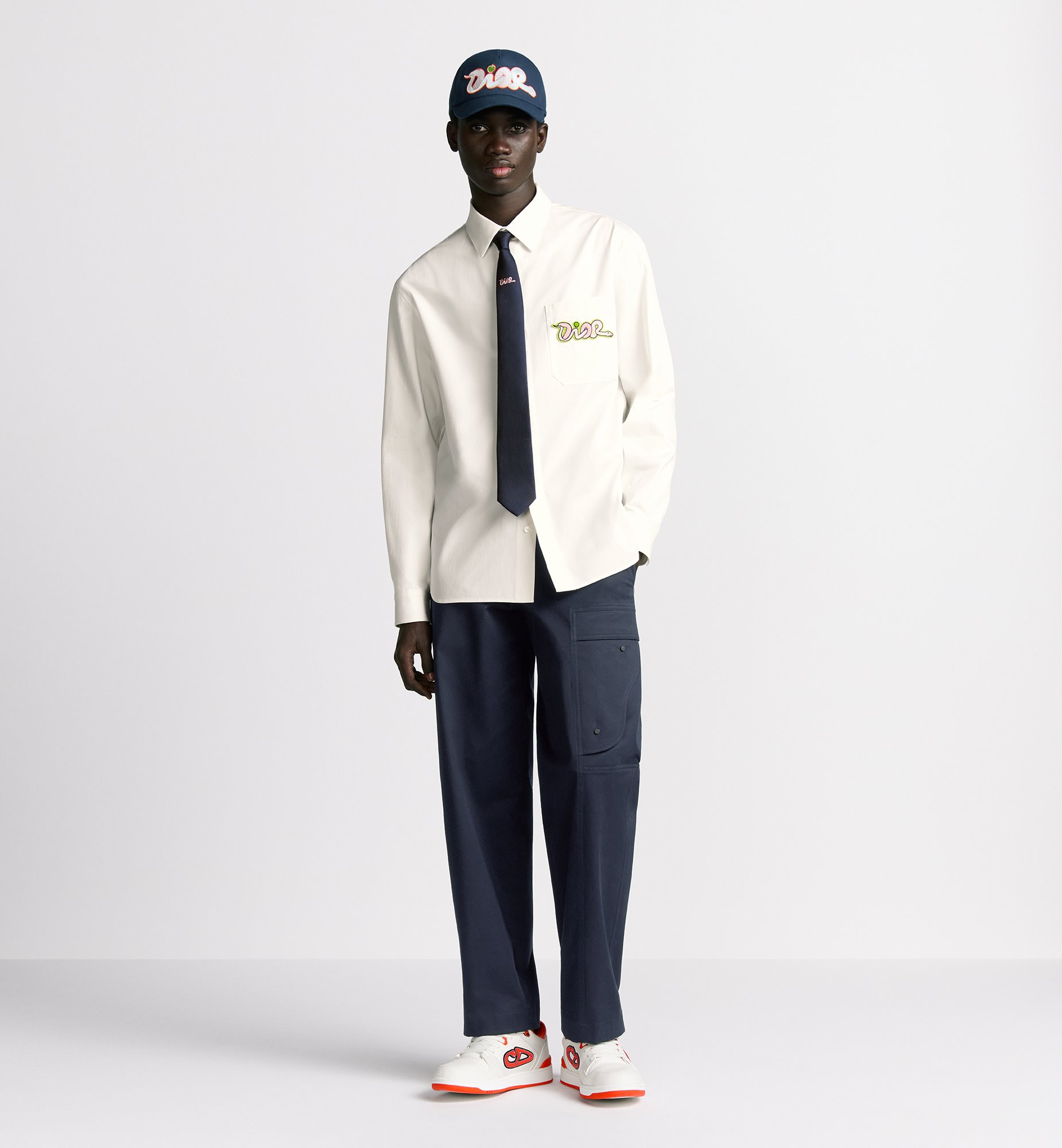 DIOR AND KAWS Shirt Off-White Cotton Twill | DIOR DIOR AND KAWS Shirt Off-White Cotton Twill | DIOR
