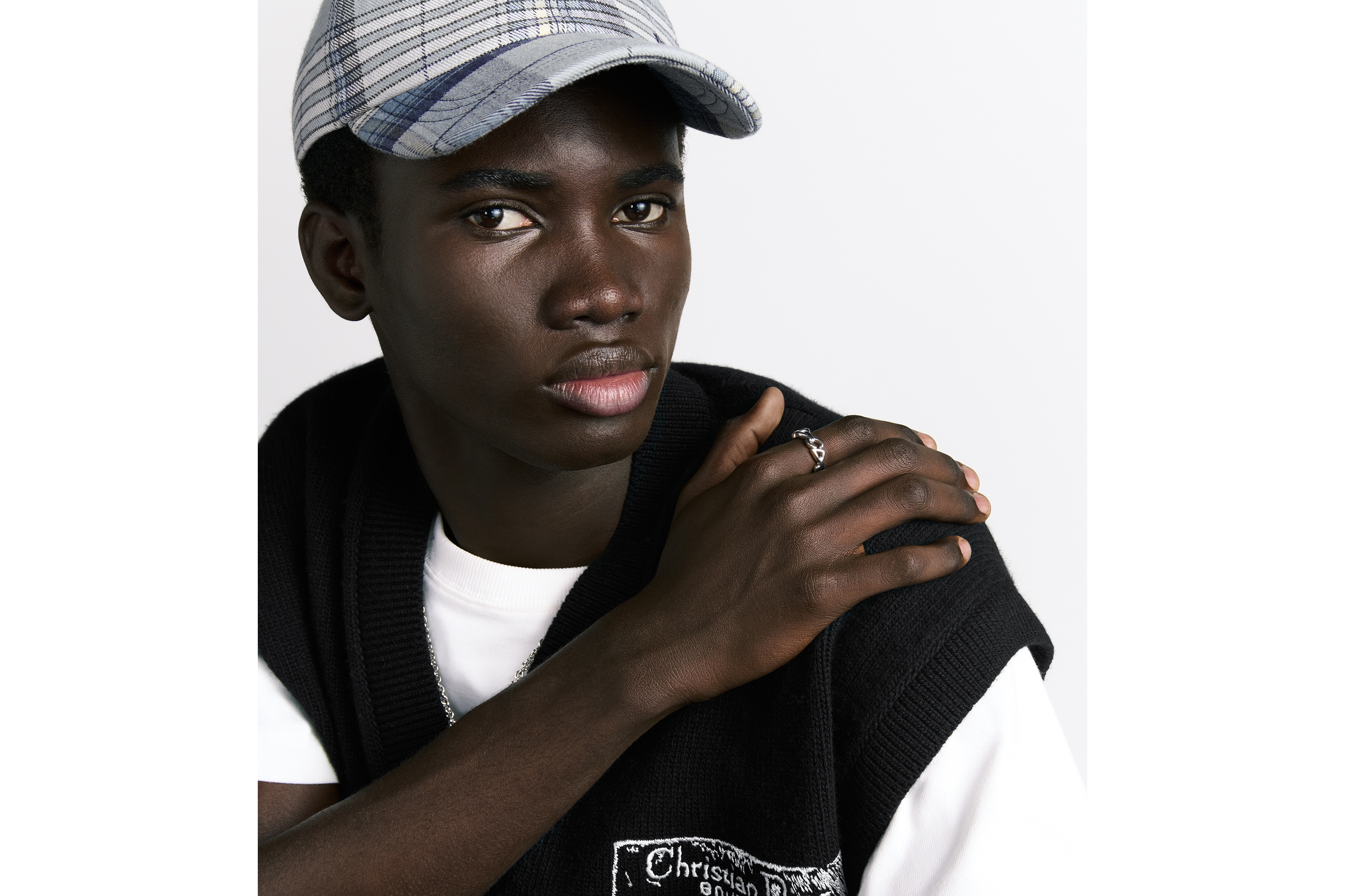 CD30 Chain Link Ring Silver | DIOR