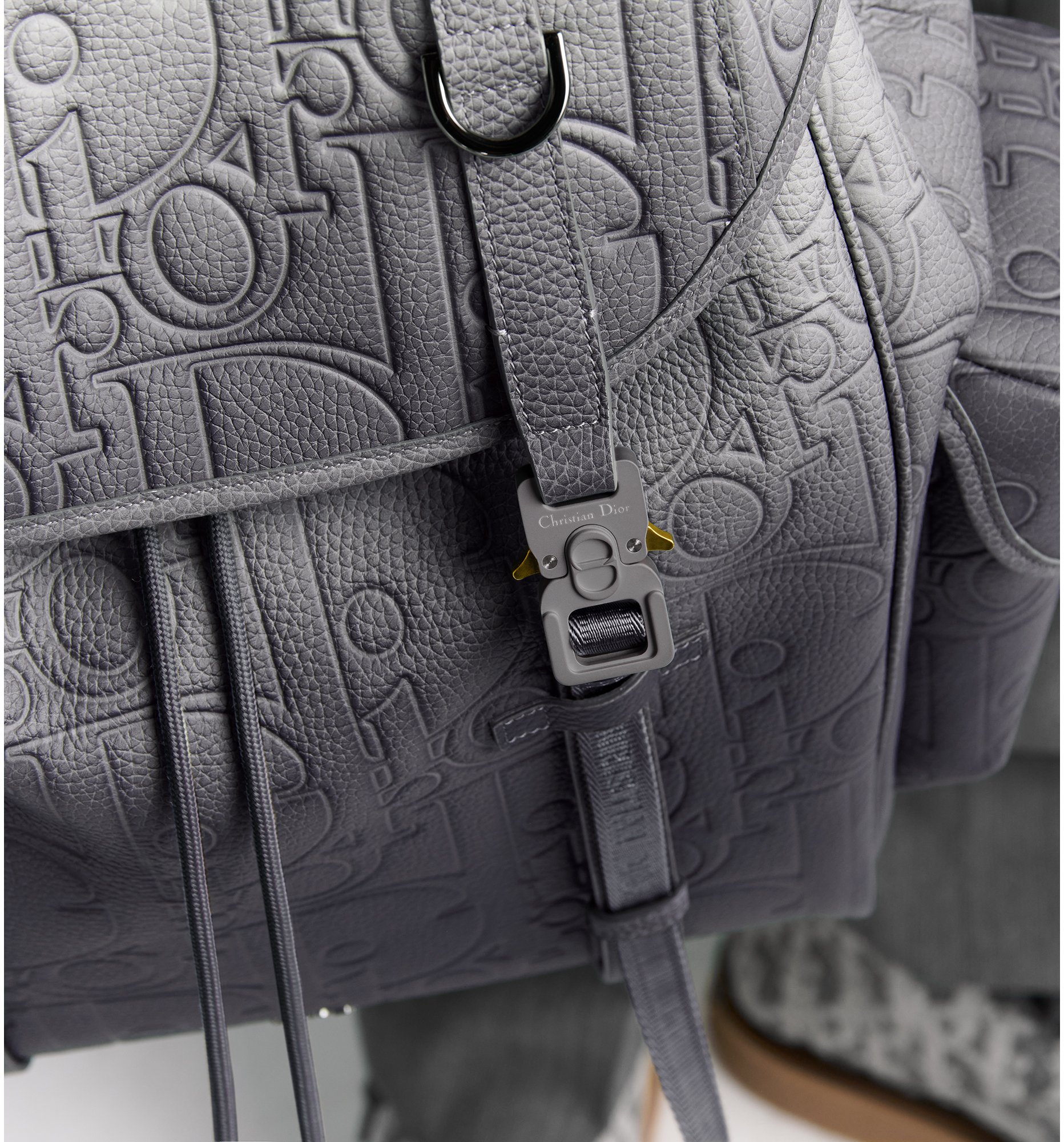 Dior Hit the Road Backpack with Flap Gradient Gray-Black Dior Gravity ...