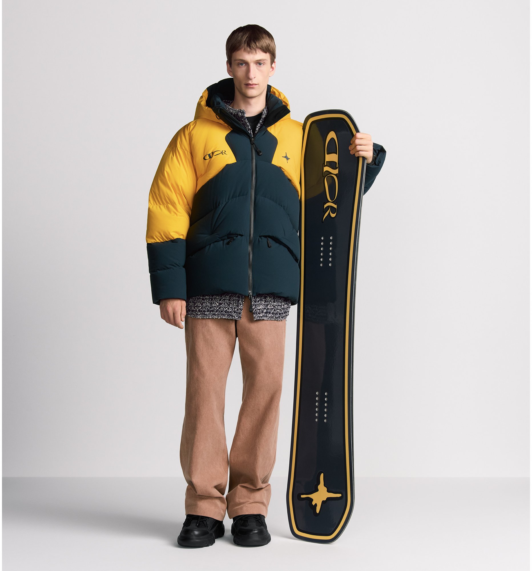 DIOR AND LEWIS HAMILTON Snowboard - 153 CM Black and Yellow with DIOR ...