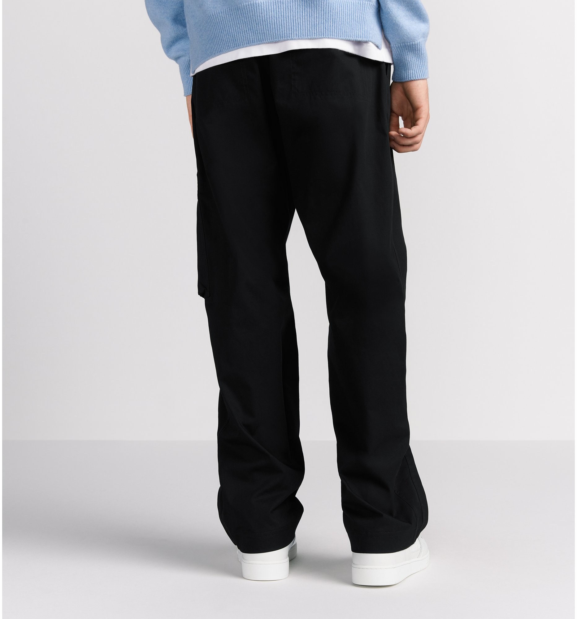 Dior Patch Cargo Pants Black Cotton Blend | DIOR