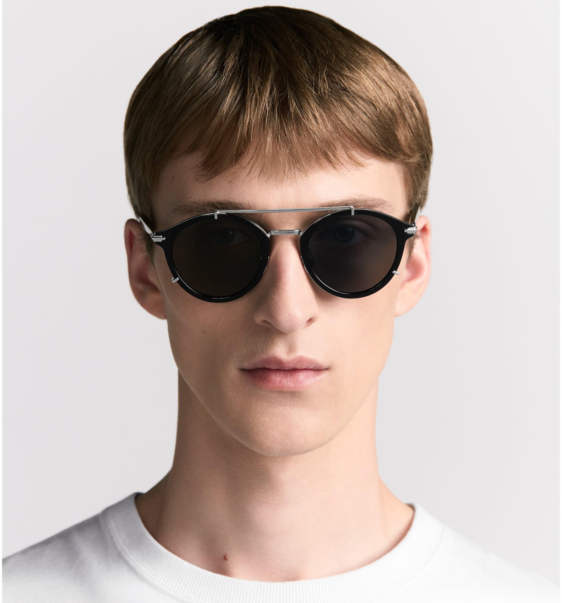 Diorblacksuit R7u Bioacetate Pantos Sonnenbrille In Schwarz Dior