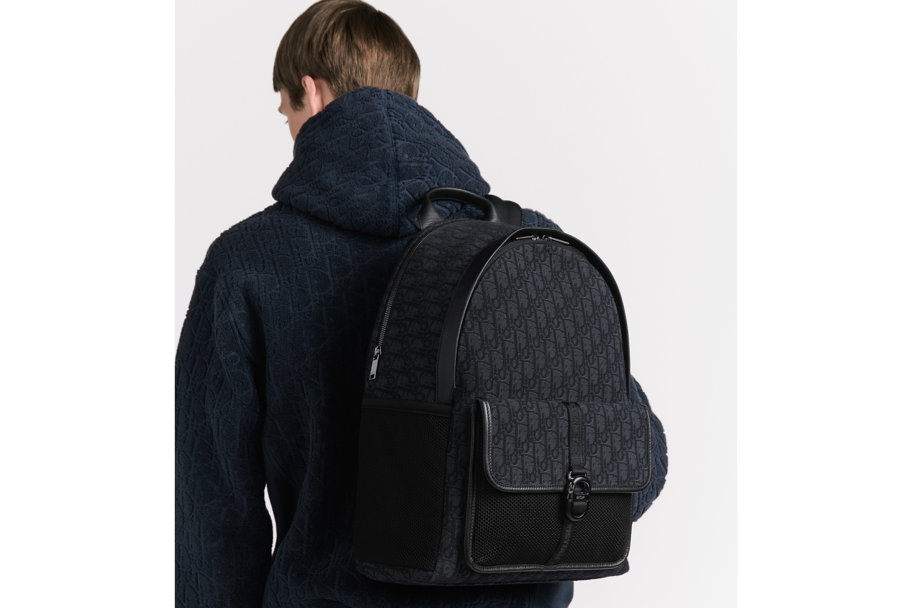 Dior 8 Backpack Black Dior Oblique Jacquard | DIOR