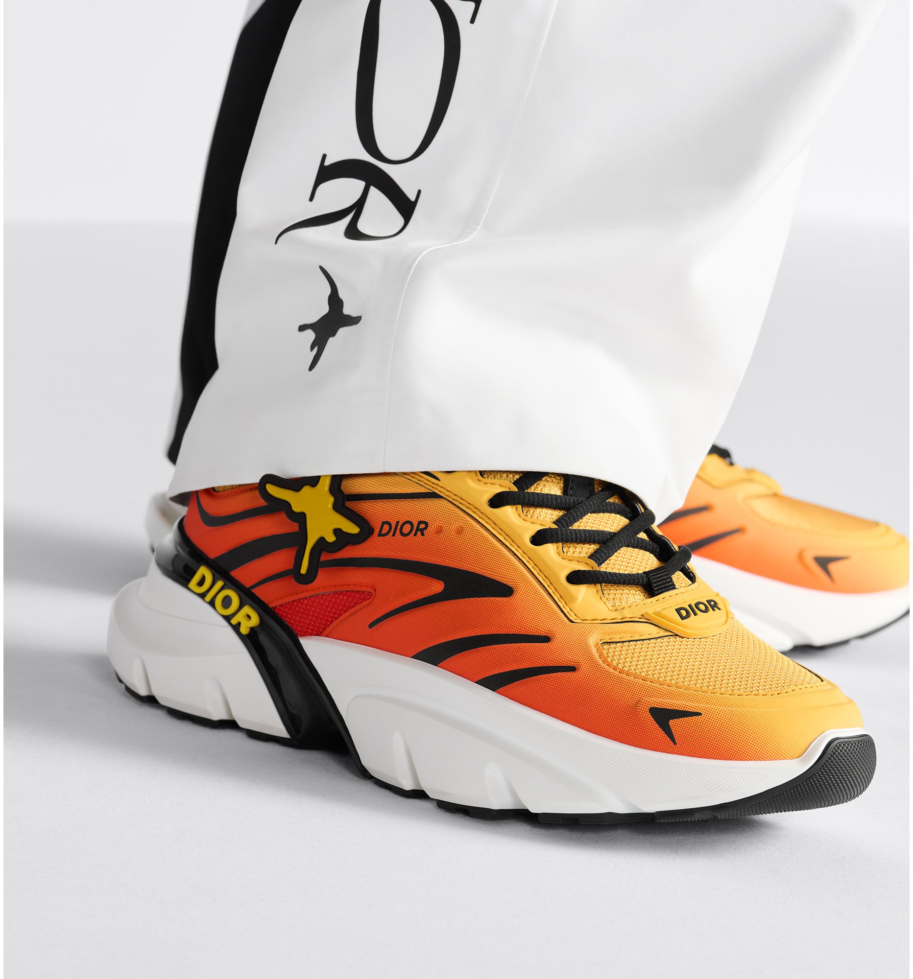 DIOR AND LEWIS HAMILTON B44 Blade Sneaker – LIMITED AND NUMBERED EDITION Gradient Orange ...