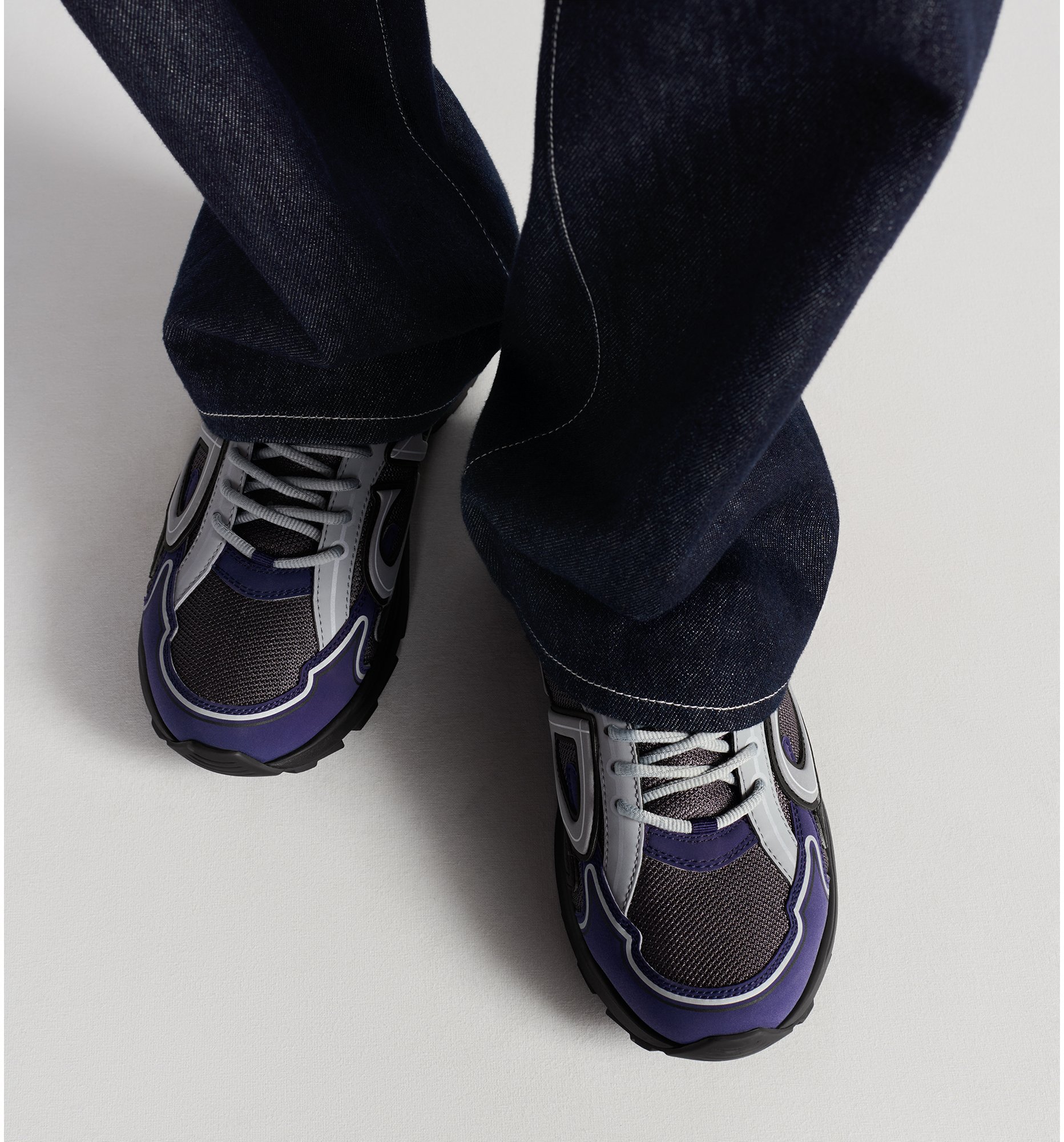 B30 Countdown Sneaker Anthracite Gray Mesh with Black, Blue and Dior ...