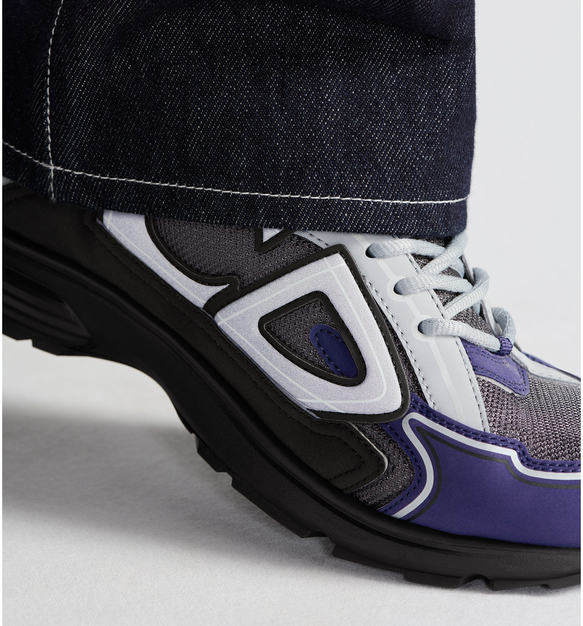 B30 Countdown Sneaker Anthracite Gray Mesh with Black, Blue and Dior ...