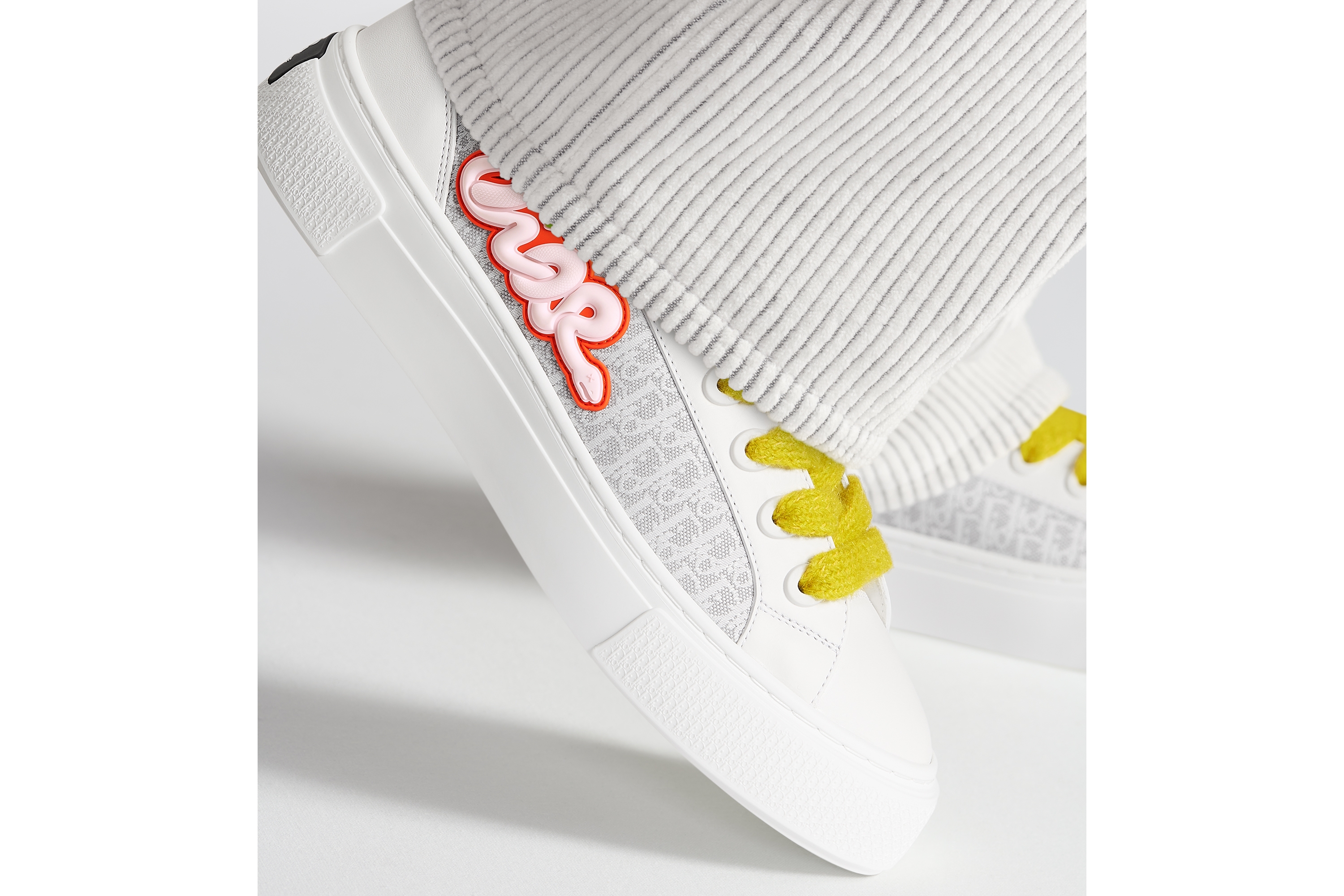 DIOR AND KAWS B33 Spin Sneaker – LIMITED AND NUMBERED EDITION White ...