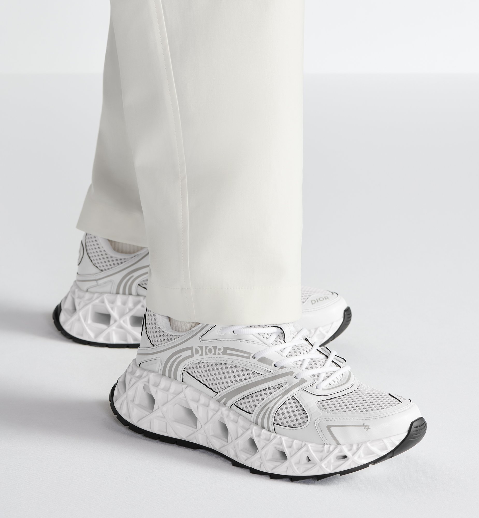 B35 NXXT Sneaker White Technical Fabric and White Technical B35 NXXT Sneaker White Technical Fabric and White Technical