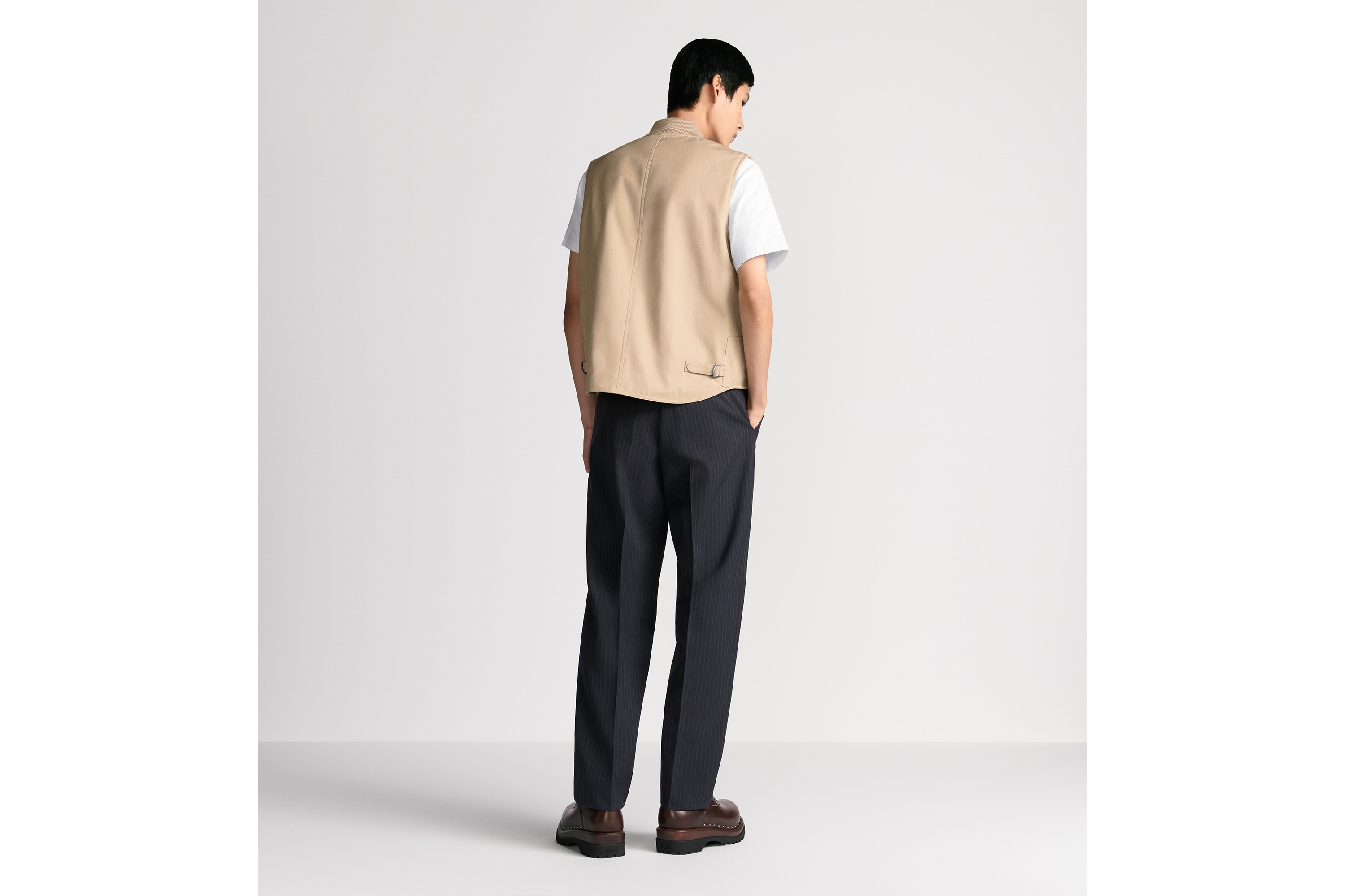 Christian Dior Couture Vest Beige Cotton | DIOR